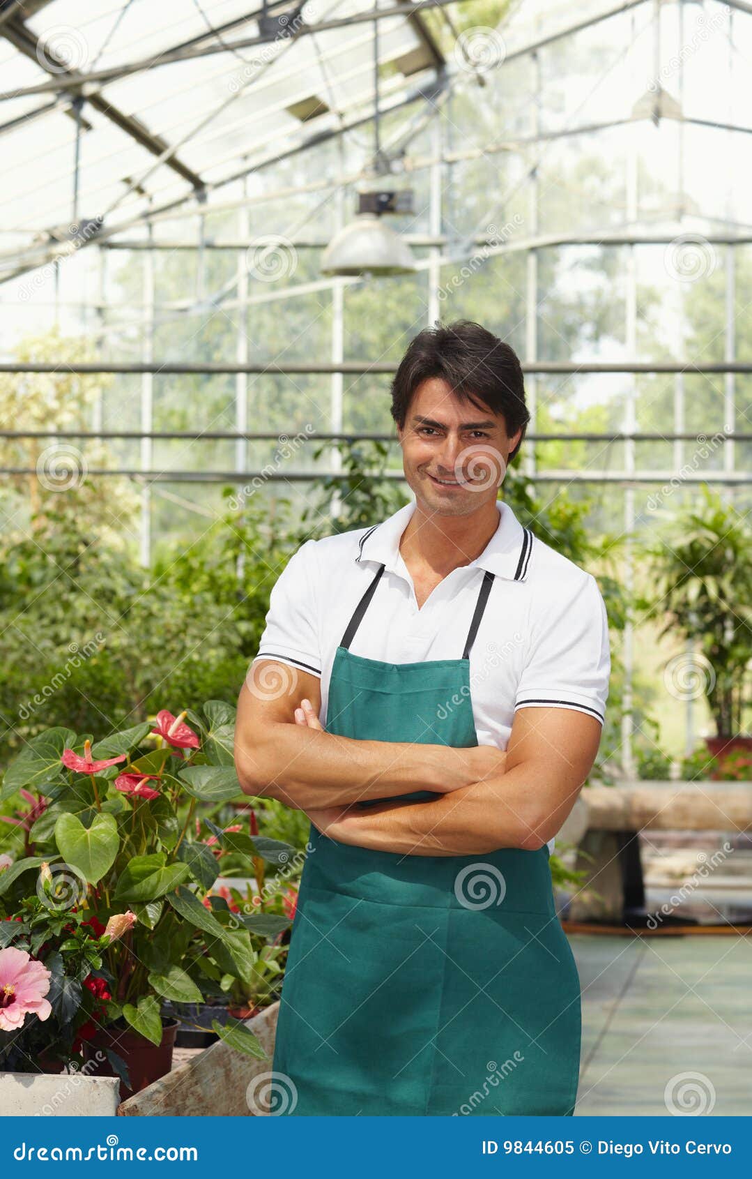 Florist stock image. Image of nursery, portrait, business - 9844605