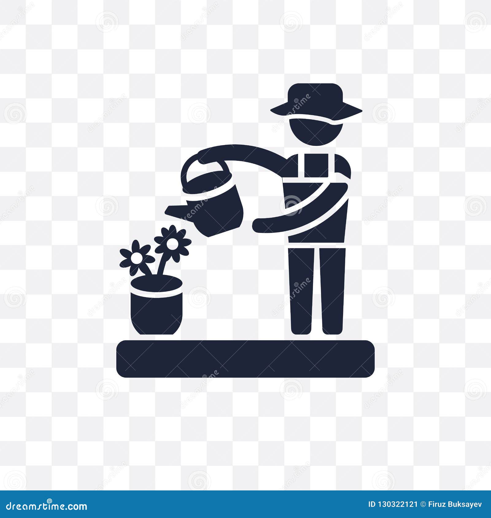 Florist Transparent Icon. Florist Symbol Design from Professions Stock ...