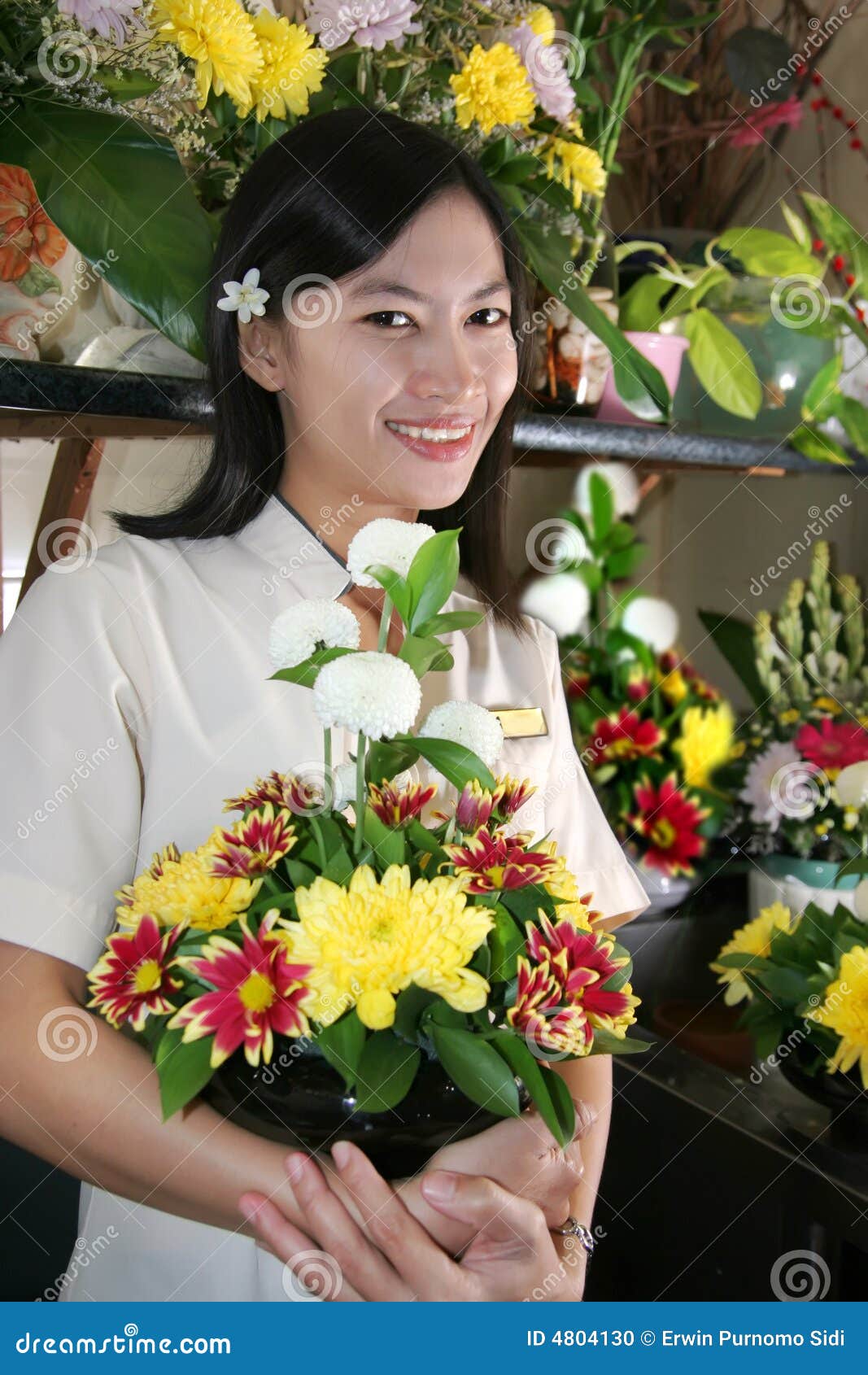 Florist at work stock photo. Image of female, design, young - 4804130 Florist at work stock photo. Image of female, design, young - 4804130