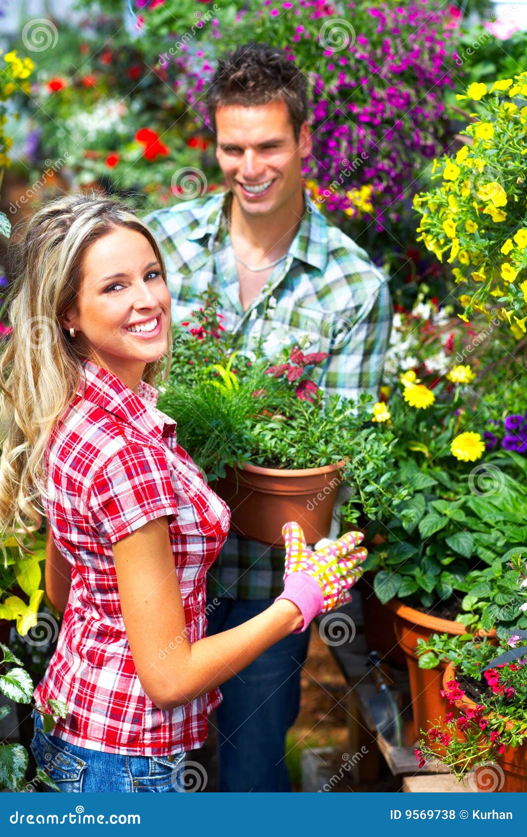 Florists stock photo. Image of business, green, people - 9569738