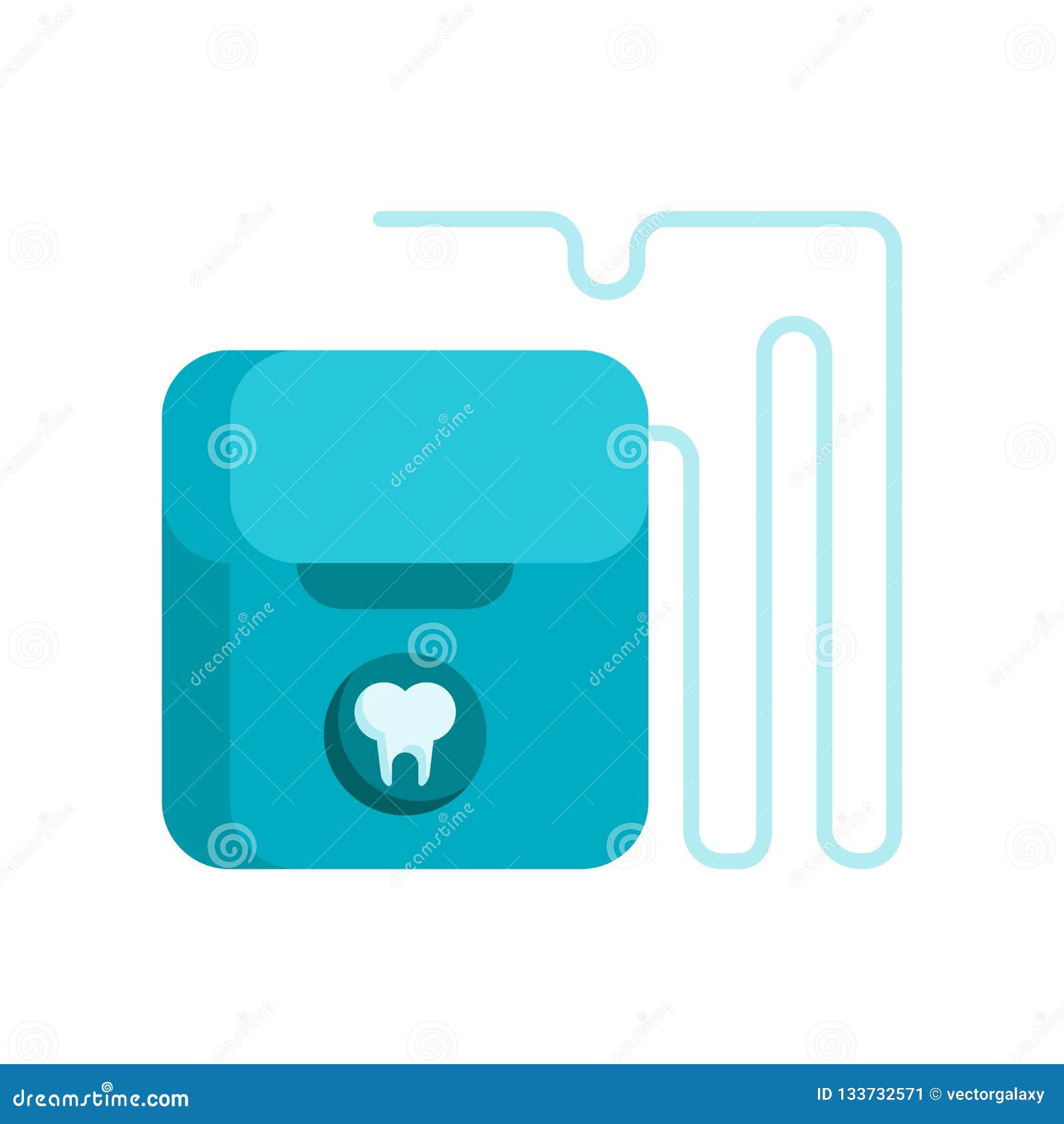 Floss Icon Vector Sign and Symbol Isolated on White Background Stock ...