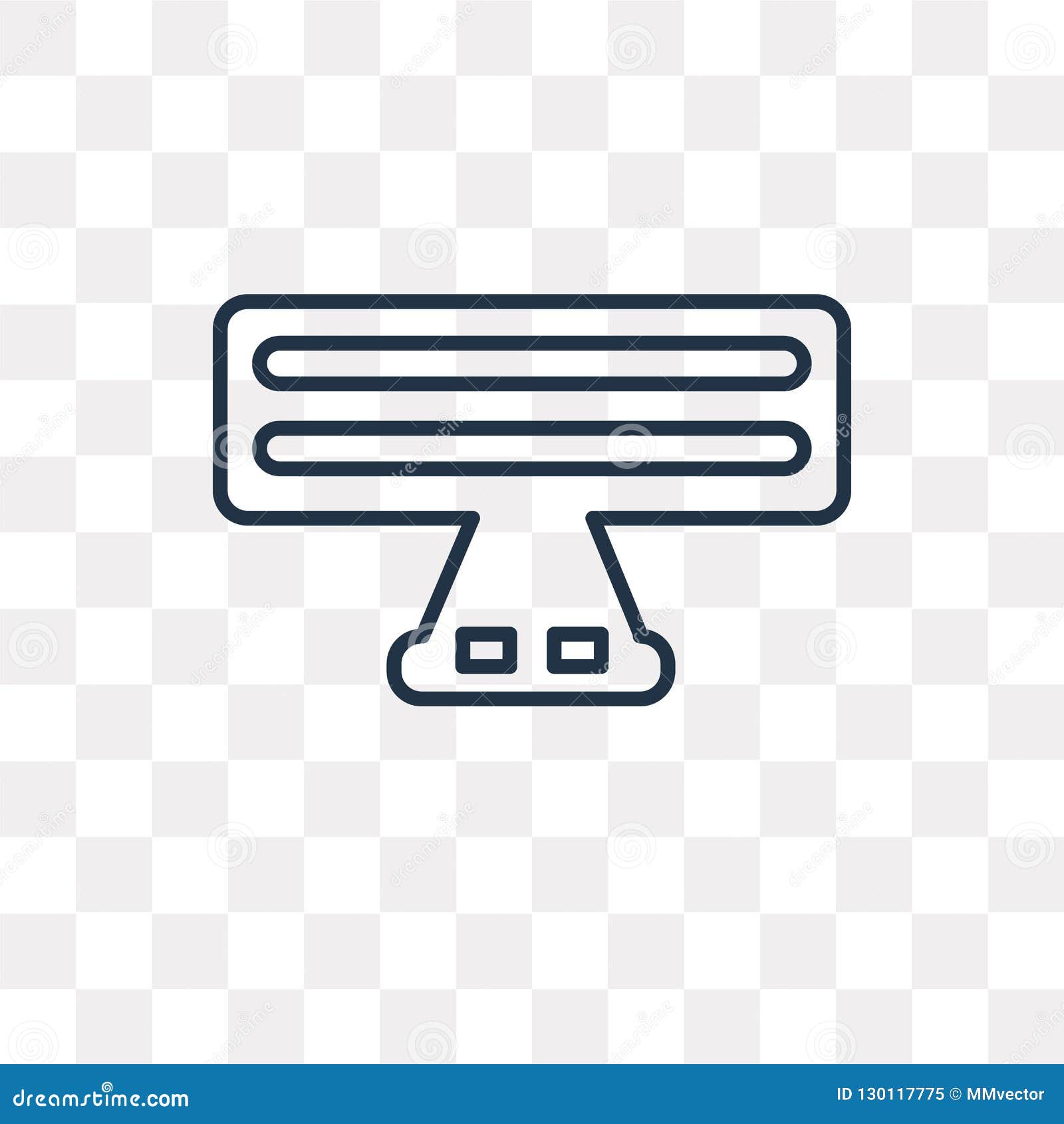 Floss Vector Icon Isolated on Transparent Background, Linear Flo Stock ...