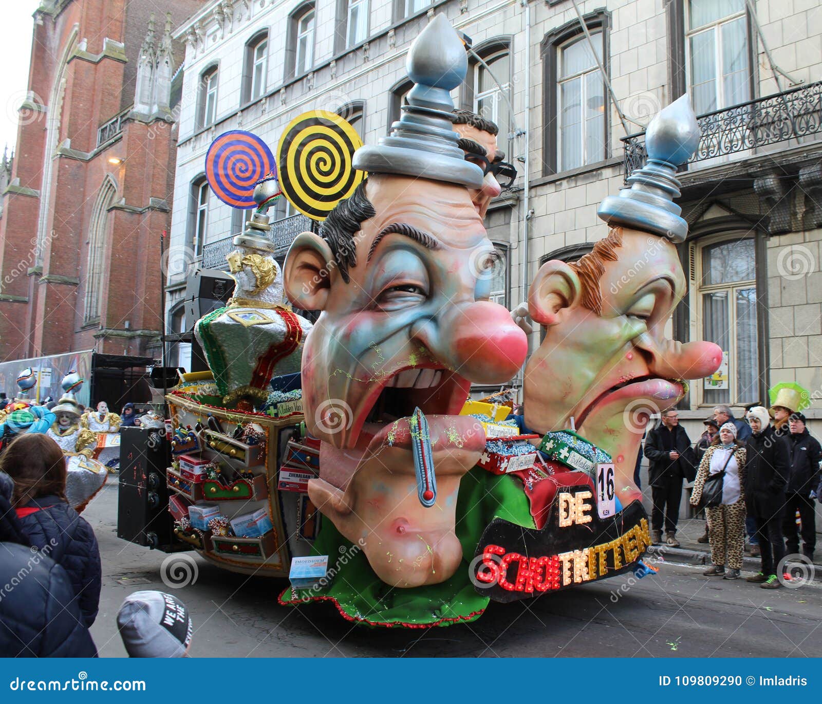Flotador 2018 Del Desfile De Carnaval De Aalst Imagen editorial ...