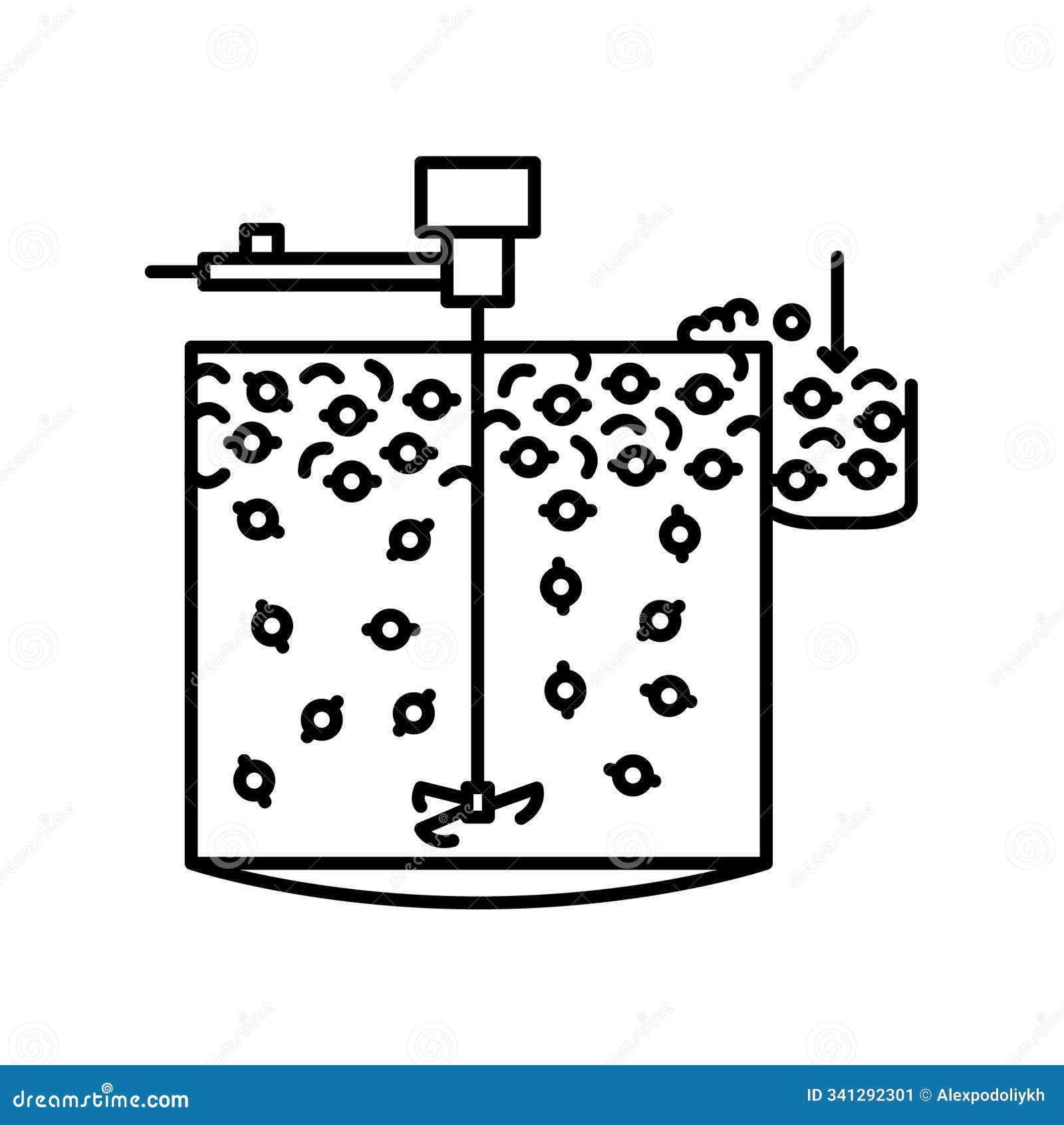 Flotation Line Black Icon. Sign for Web Page, Mobile App, Button Stock ...