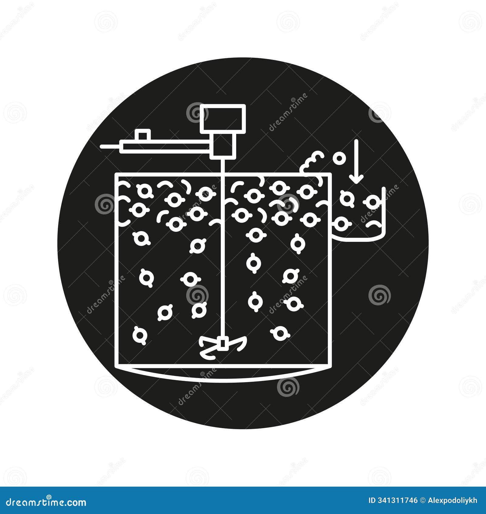 Flotation Line Black Icon. Sign for Web Page, Mobile App, Button Stock ...