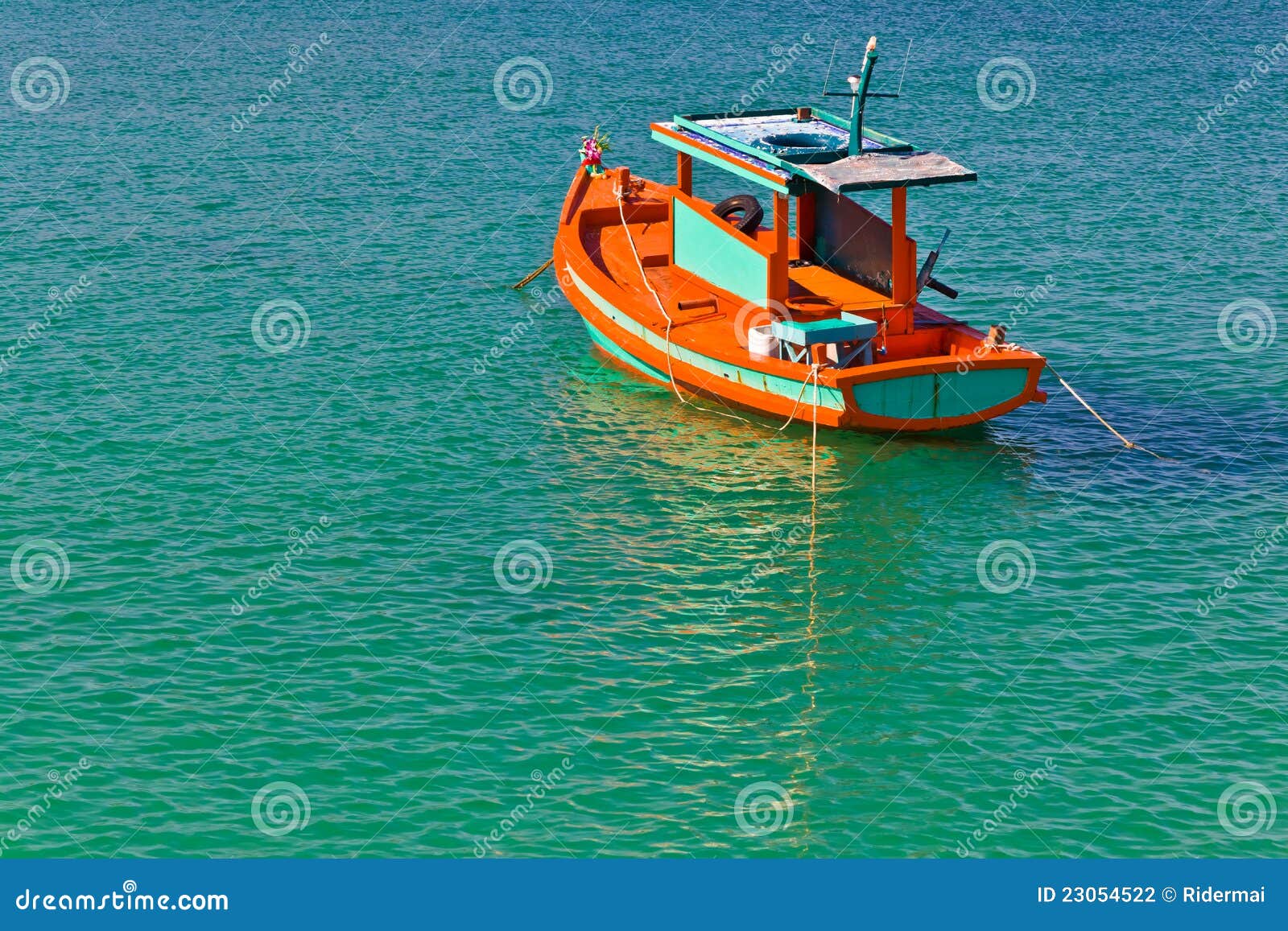 A Floting Boat stock photo. Image of color, fishing, fish - 23054522
