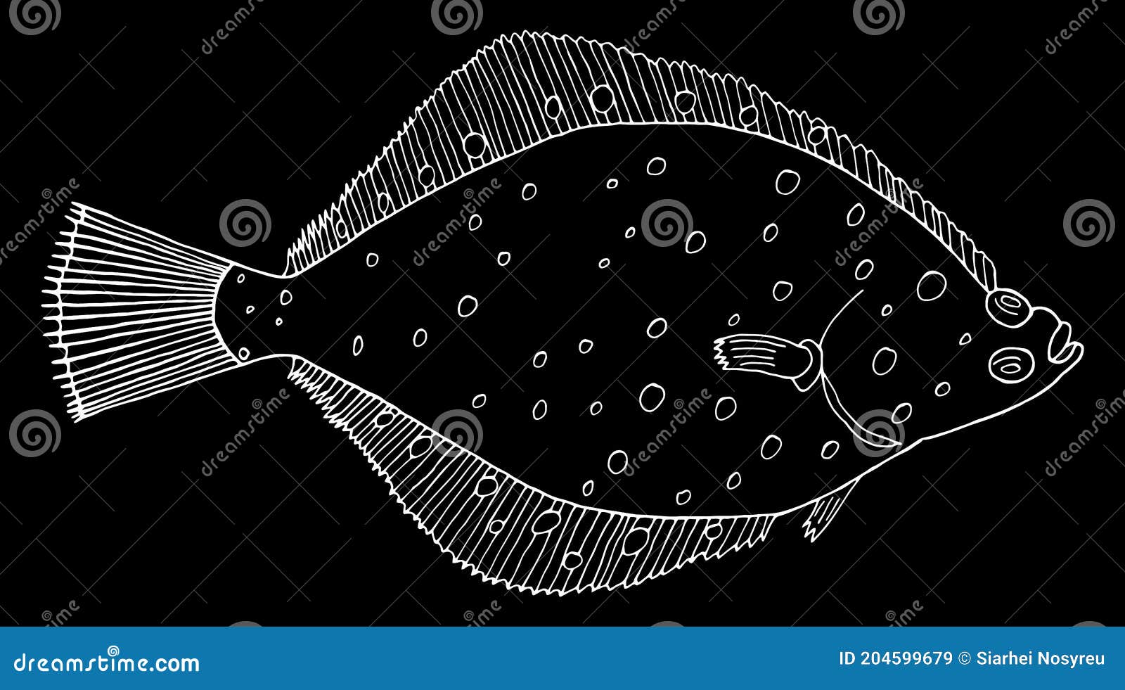 Flatfish Royalty-Free Cartoon | CartoonDealer.com #1581497