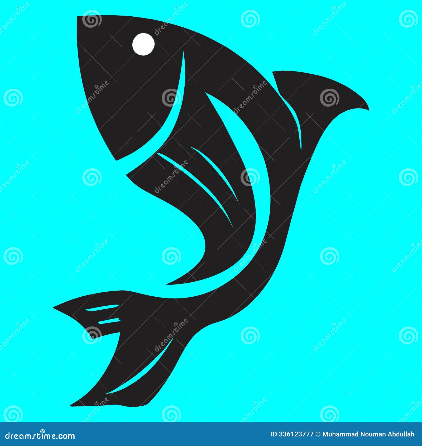 Flounder Fish Logo Vector Artwork Stock Illustration - Illustration of ...