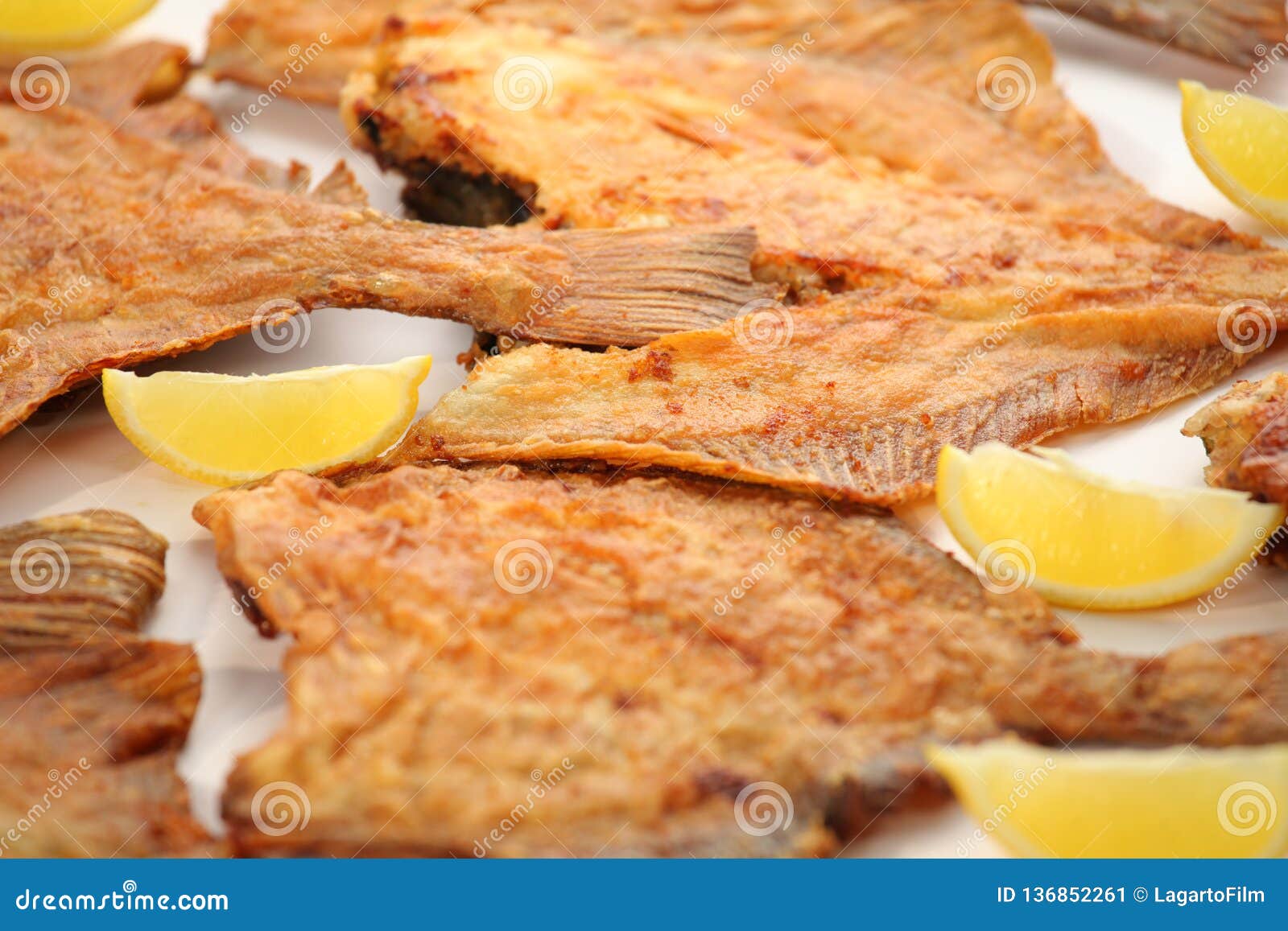 Flounder Flat Fish Close-up Stock Image - Image of lunch, lemon: 136852261