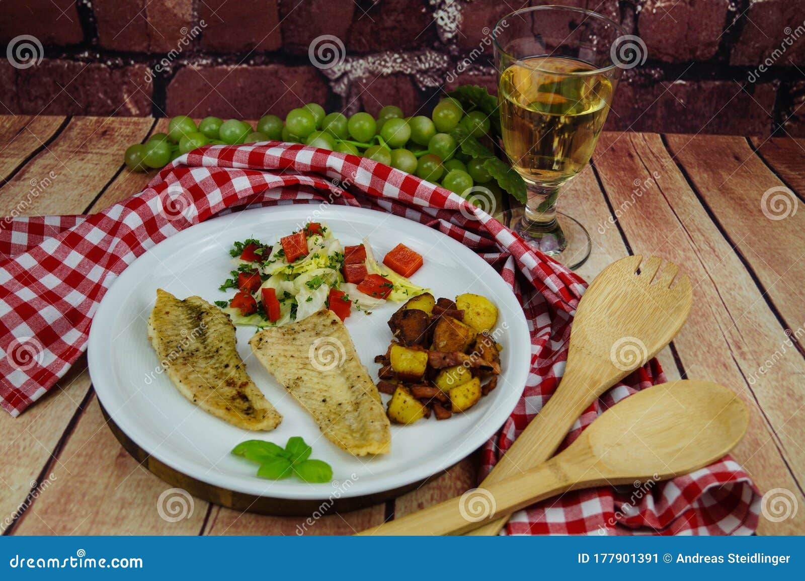 Flounder or plaice stock image. Image of flunder, meal - 177901391
