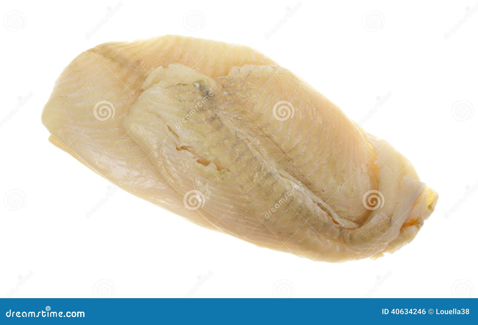 Flounder Raw on White Background Top View Stock Photo - Image of ...