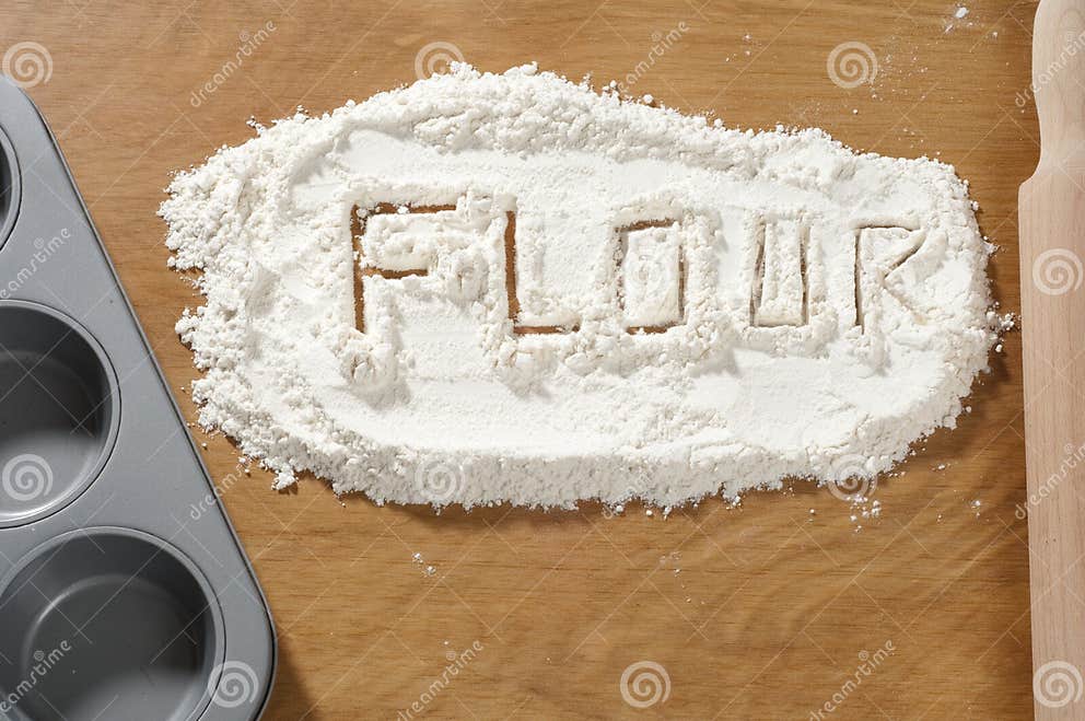 Flour stock photo. Image of pastry, food, cooking, words - 11859498