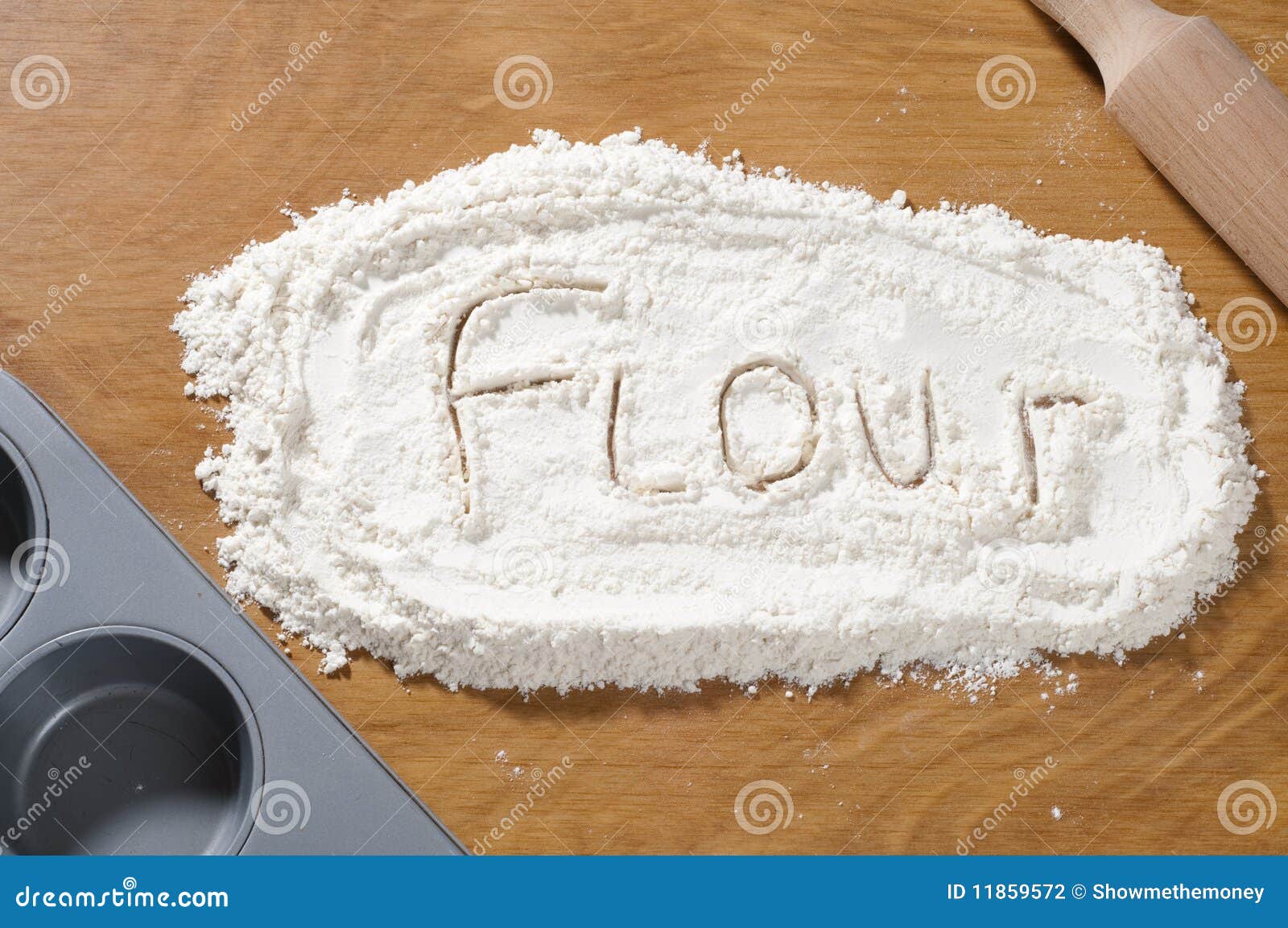 Flour stock photo. Image of concept, baking, ingredient - 11859572