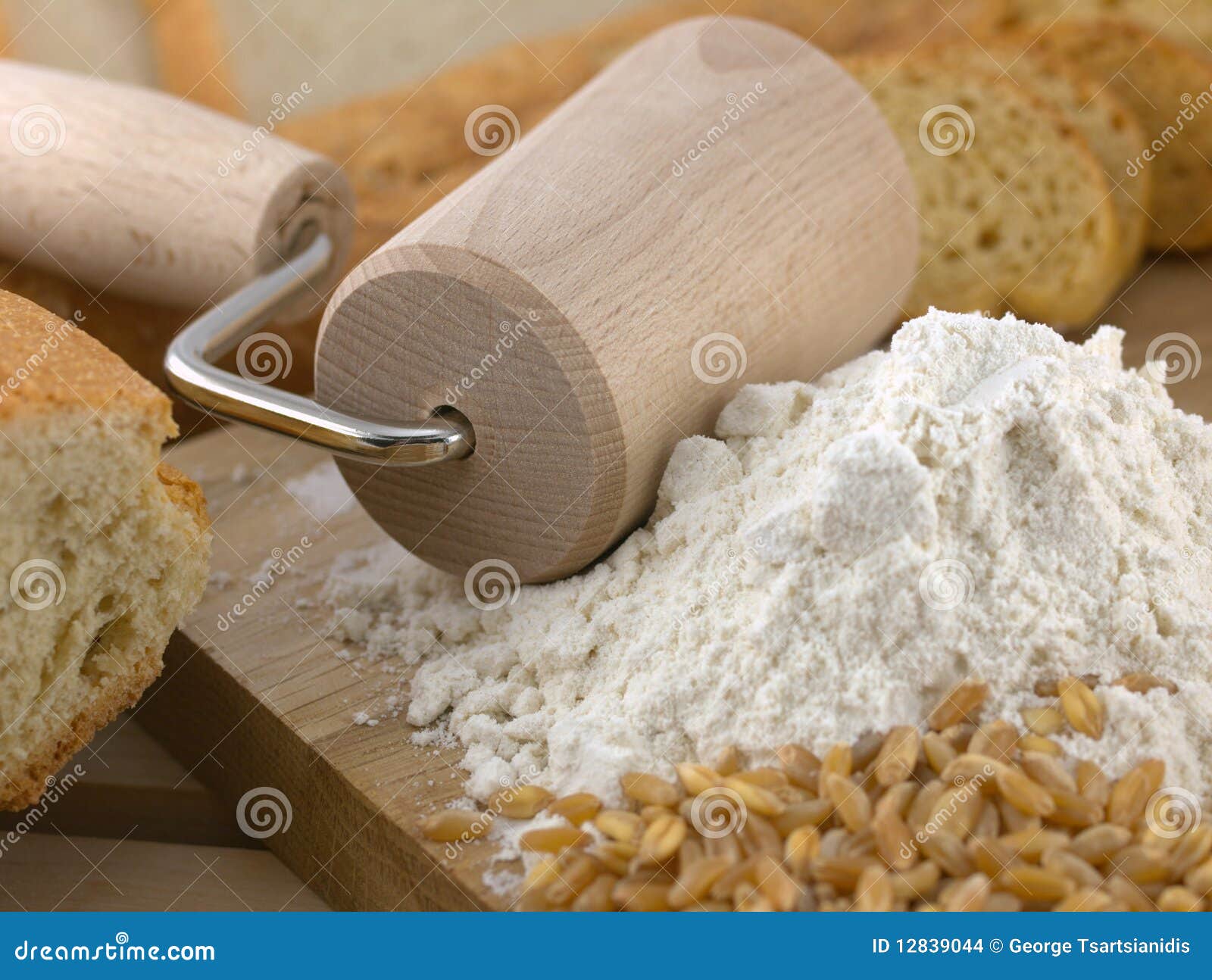 Flour stock photo. Image of bread, dinner, cooking, diet - 12839044
