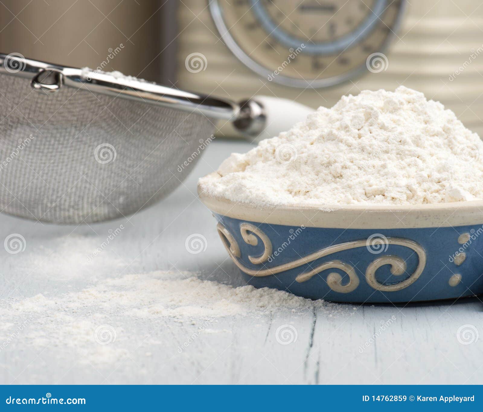 Flour stock image. Image of kitchen, items, plain, baking - 14762859