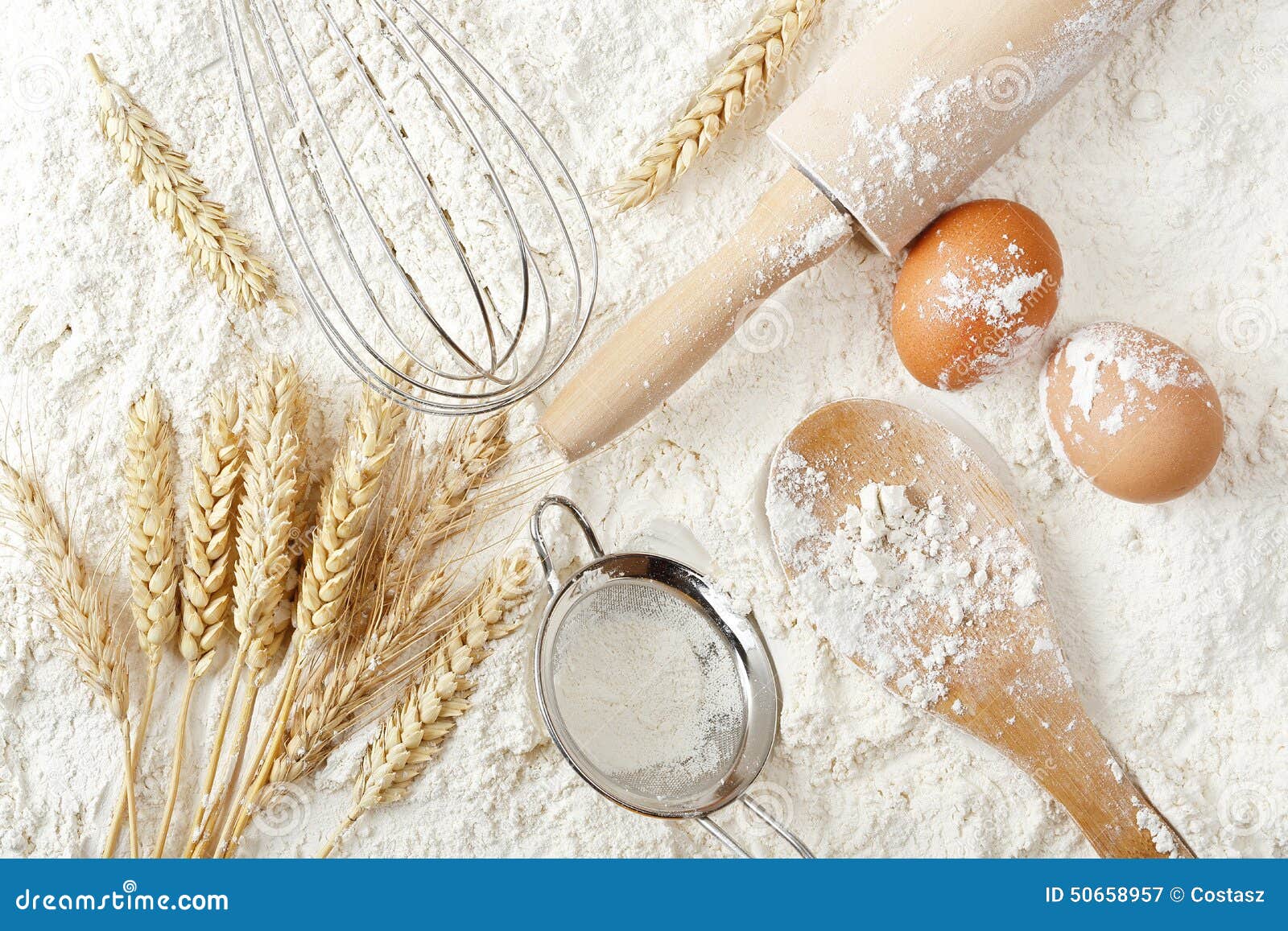 Flour background stock image. Image of healthy, food - 50658957