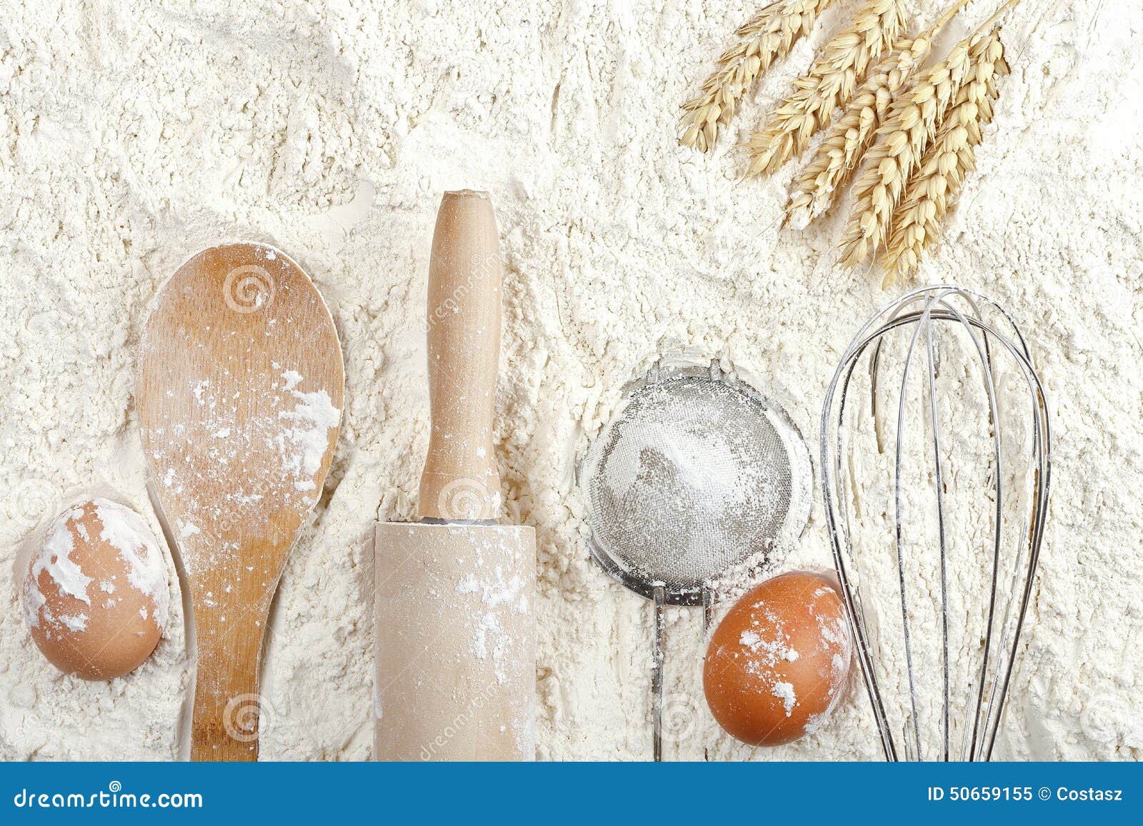 Flour background stock image. Image of background, baker - 50659155