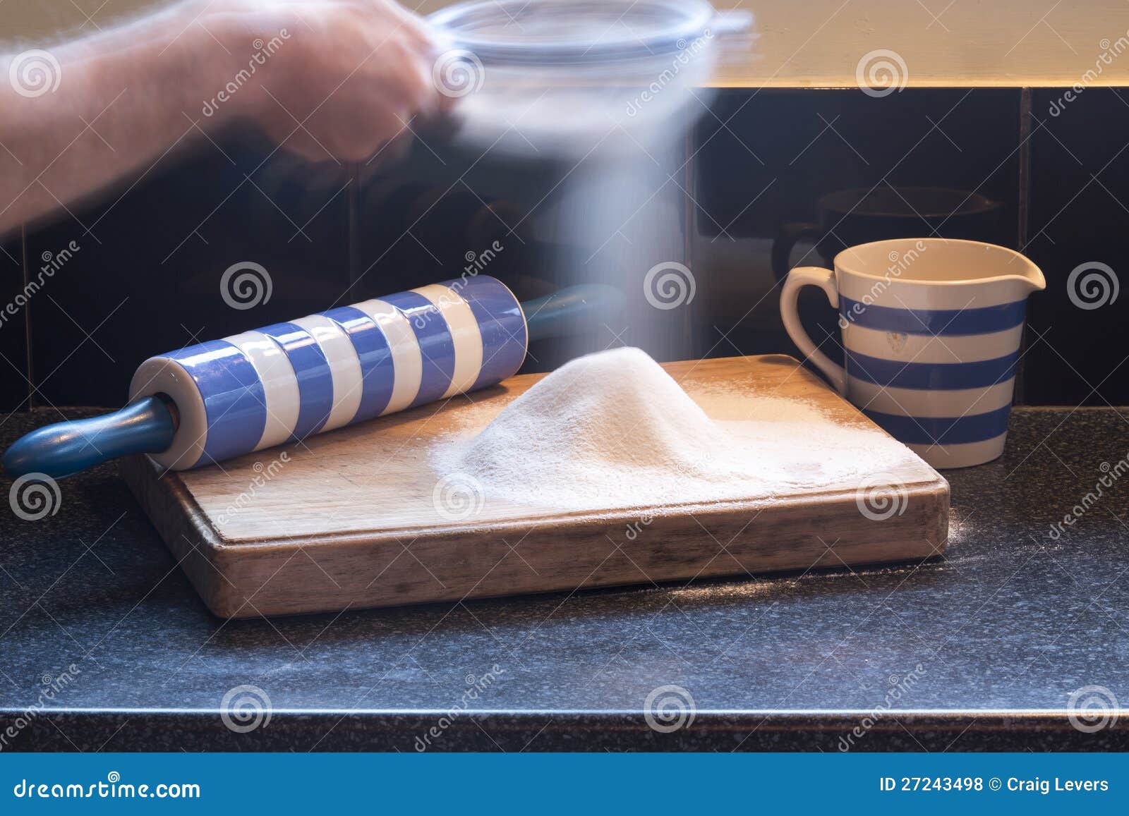 Flour for baking stock photo. Image of cook, rollingpin - 27243498