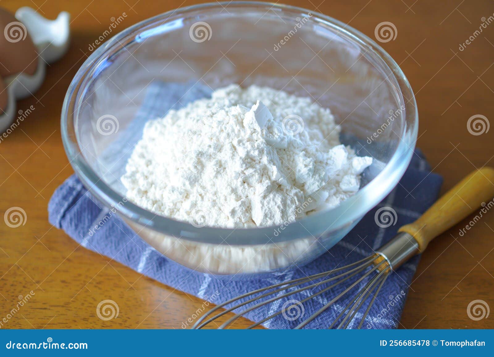 Cup of flour for baking stock photo. Image of baked - 256685478