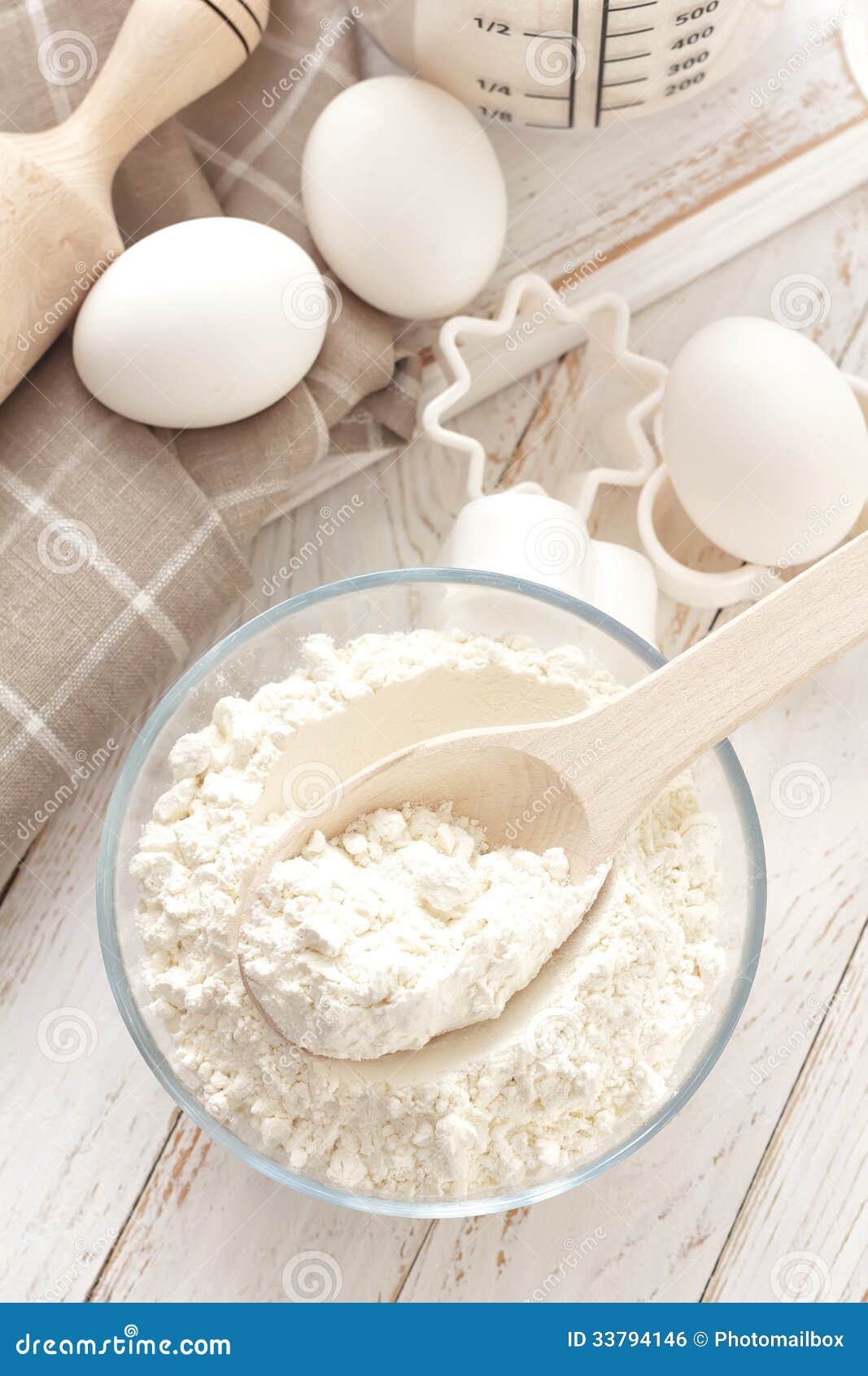 Flour stock photo. Image of meal, baking, bread, bowl - 33794146