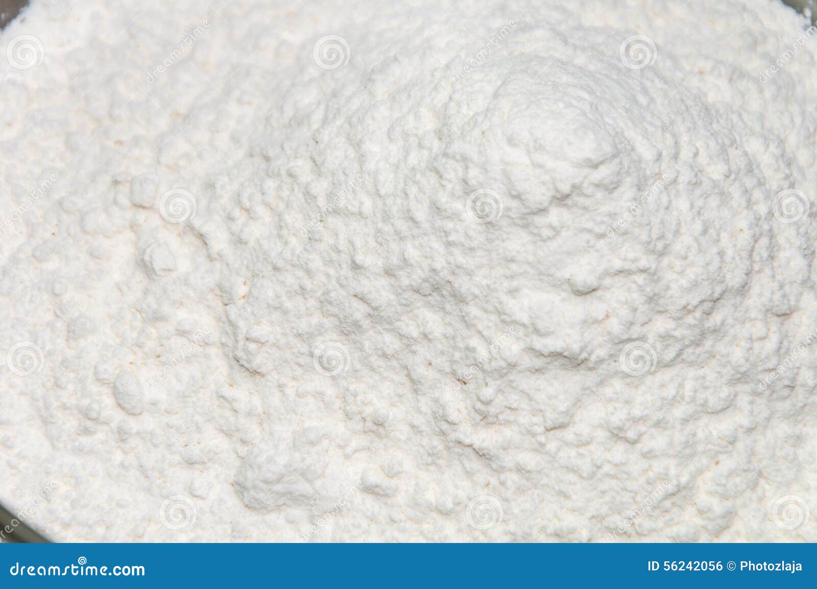 Flour in the bowl stock photo. Image of organic, ingredient - 56242056