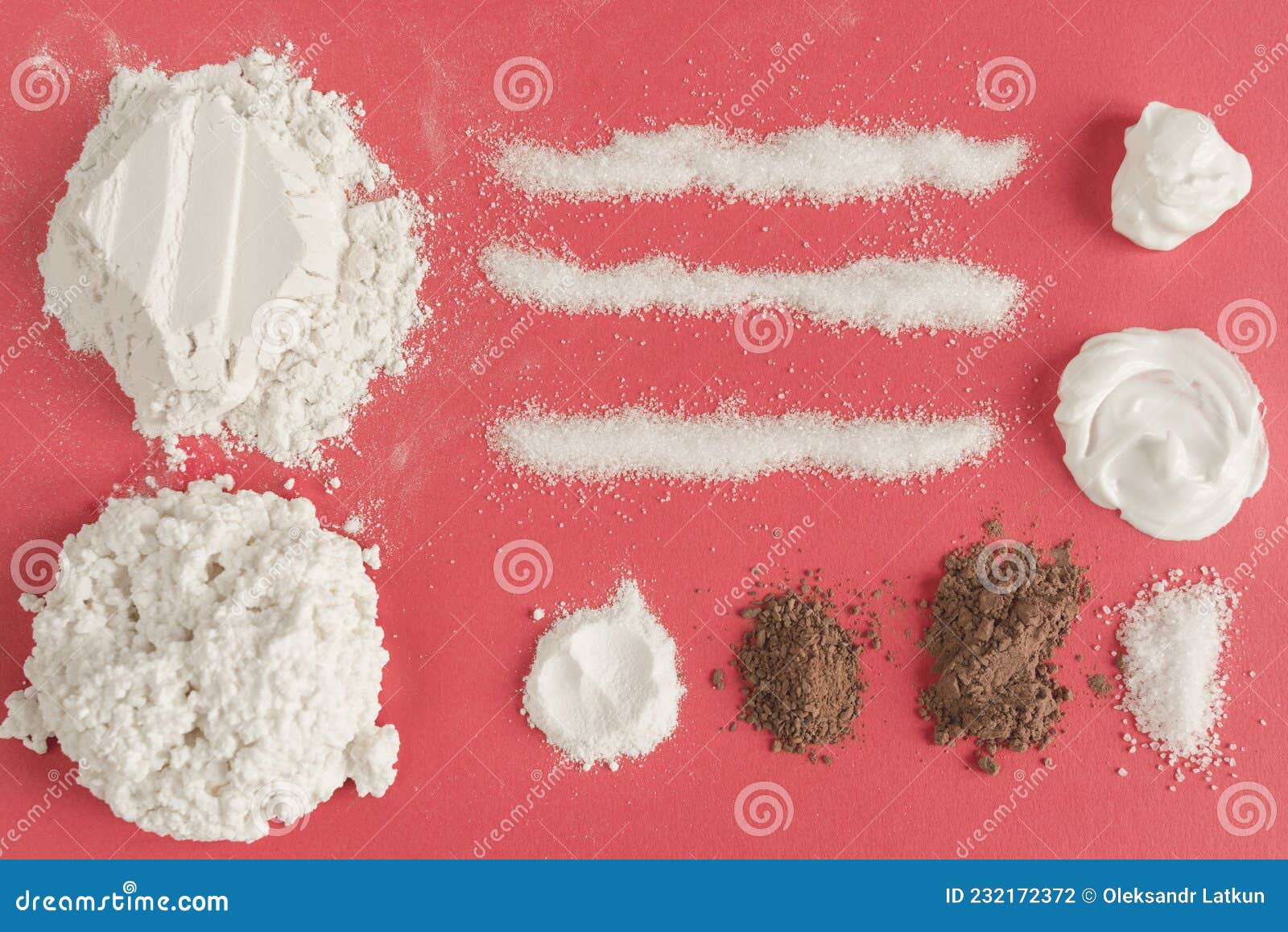 Flour Cocoa Sugar. High Quality Photo Stock Photo - Image of sugar ...