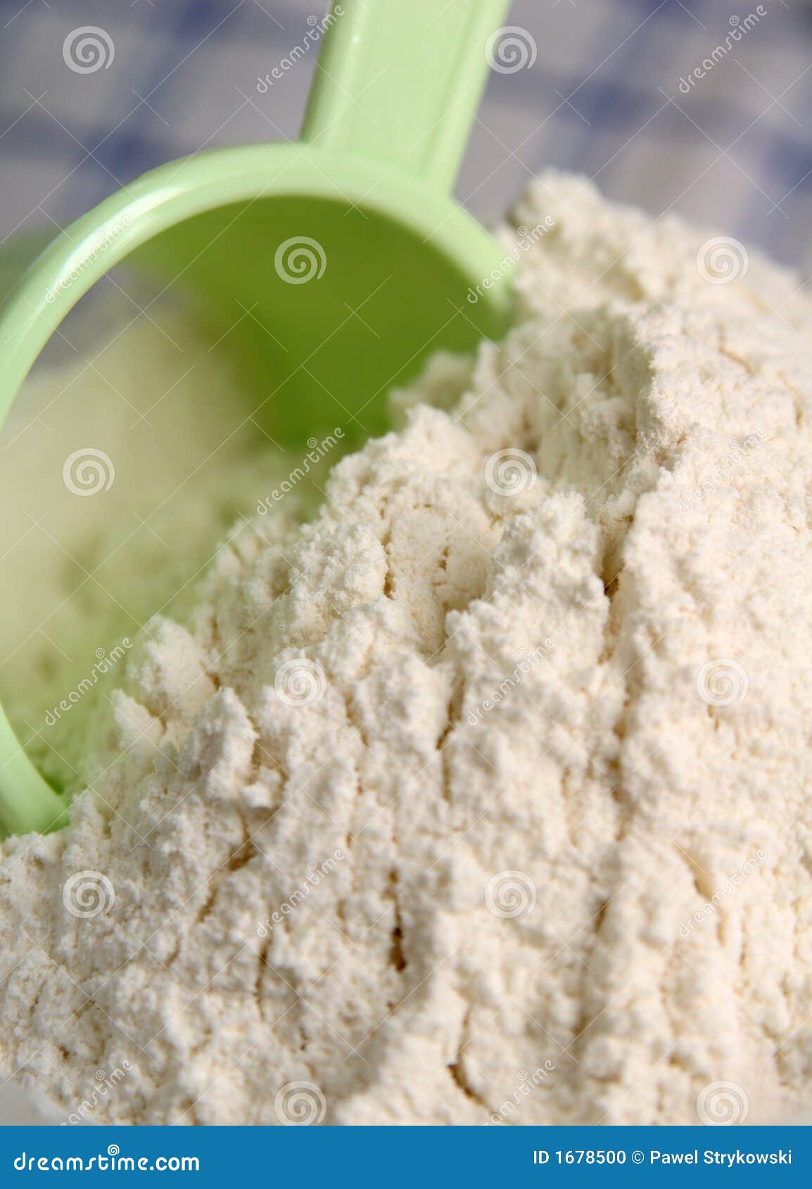 Flour - cornflour stock photo. Image of blue, closeup - 1678500