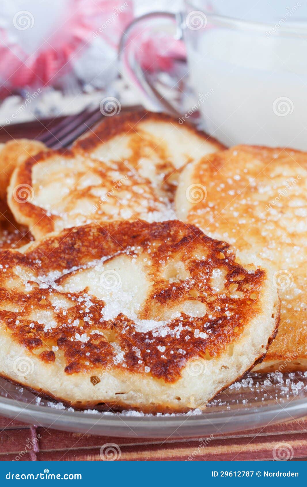 Flour fritters stock image. Image of dessert, dish, appetizing - 29612787