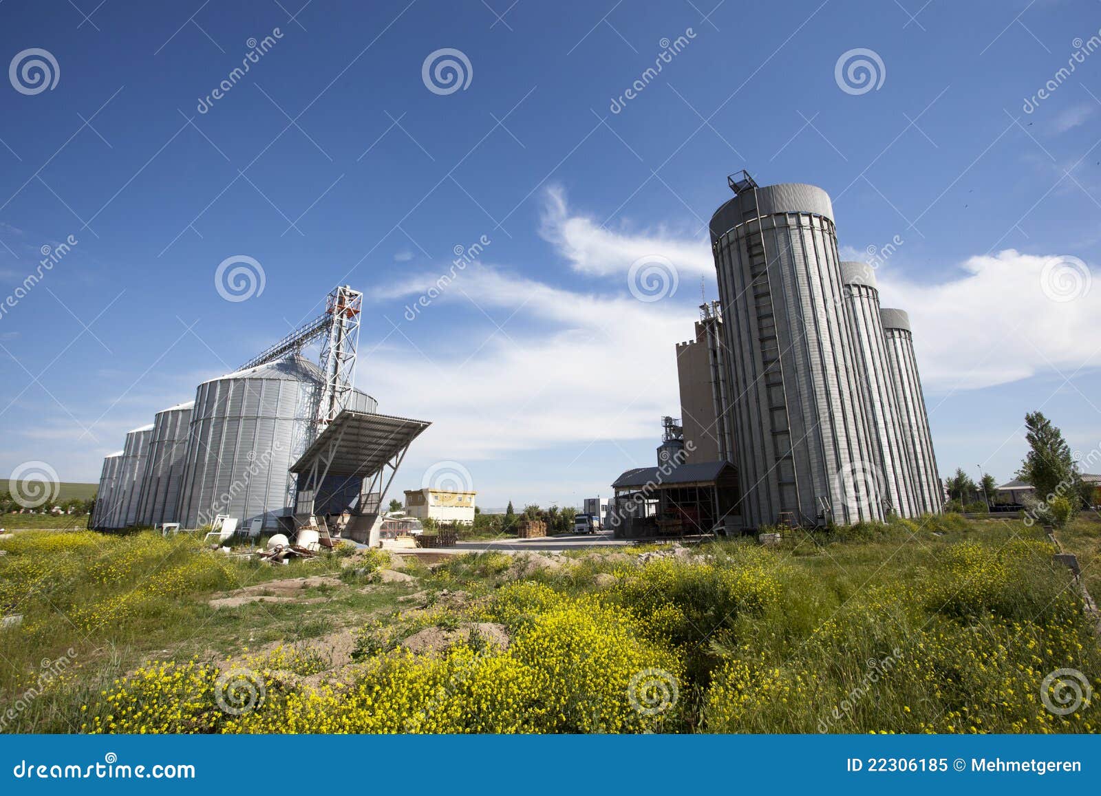 Flour Industry stock image. Image of architecture, factory - 22306185