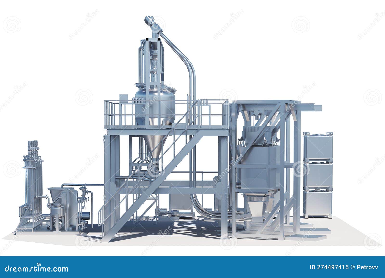 Flour industry structure stock illustration. Illustration of structure ...