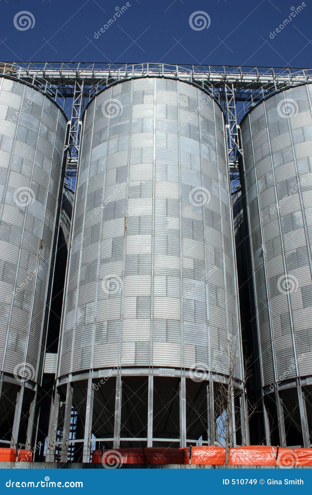 Flour mill silos stock image. Image of industrial, engineering - 510749