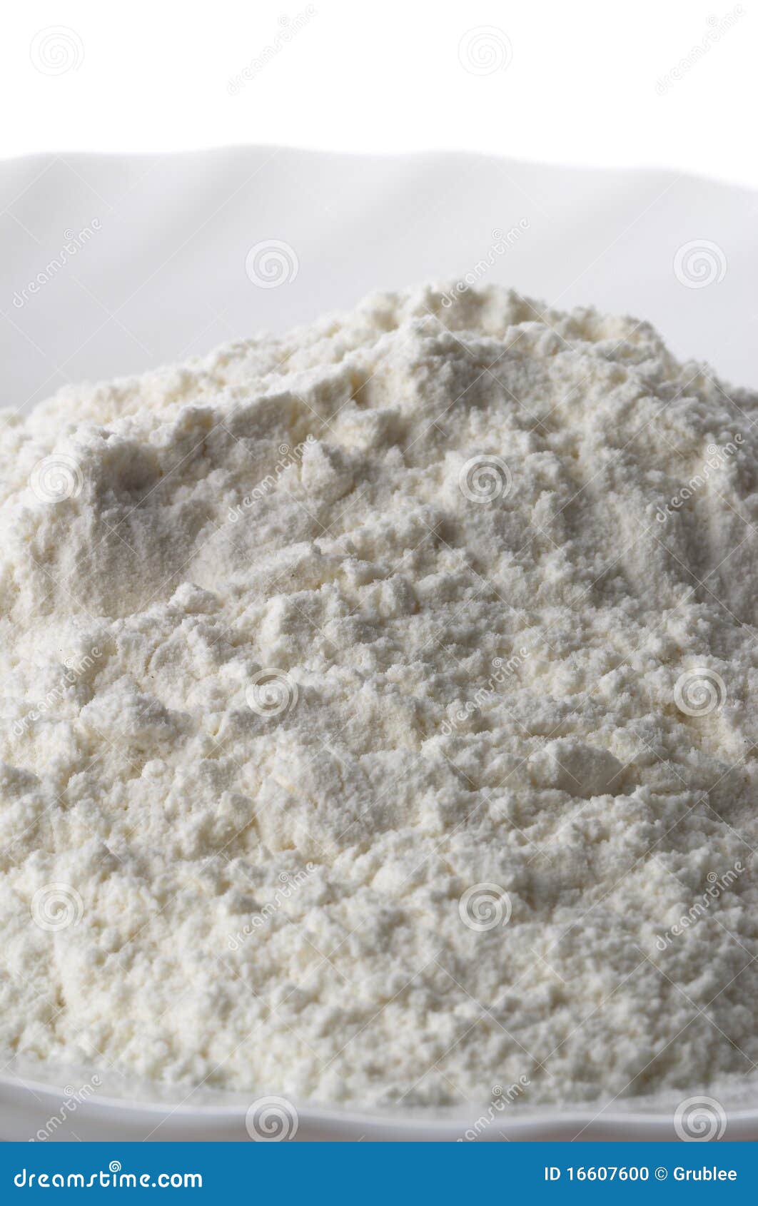 Flour pile fragment stock photo. Image of wheat, nutrition - 16607600