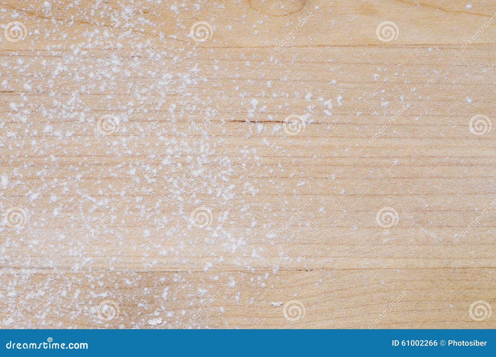 Flour Scattered on the Wooden Board Stock Photo - Image of background ...