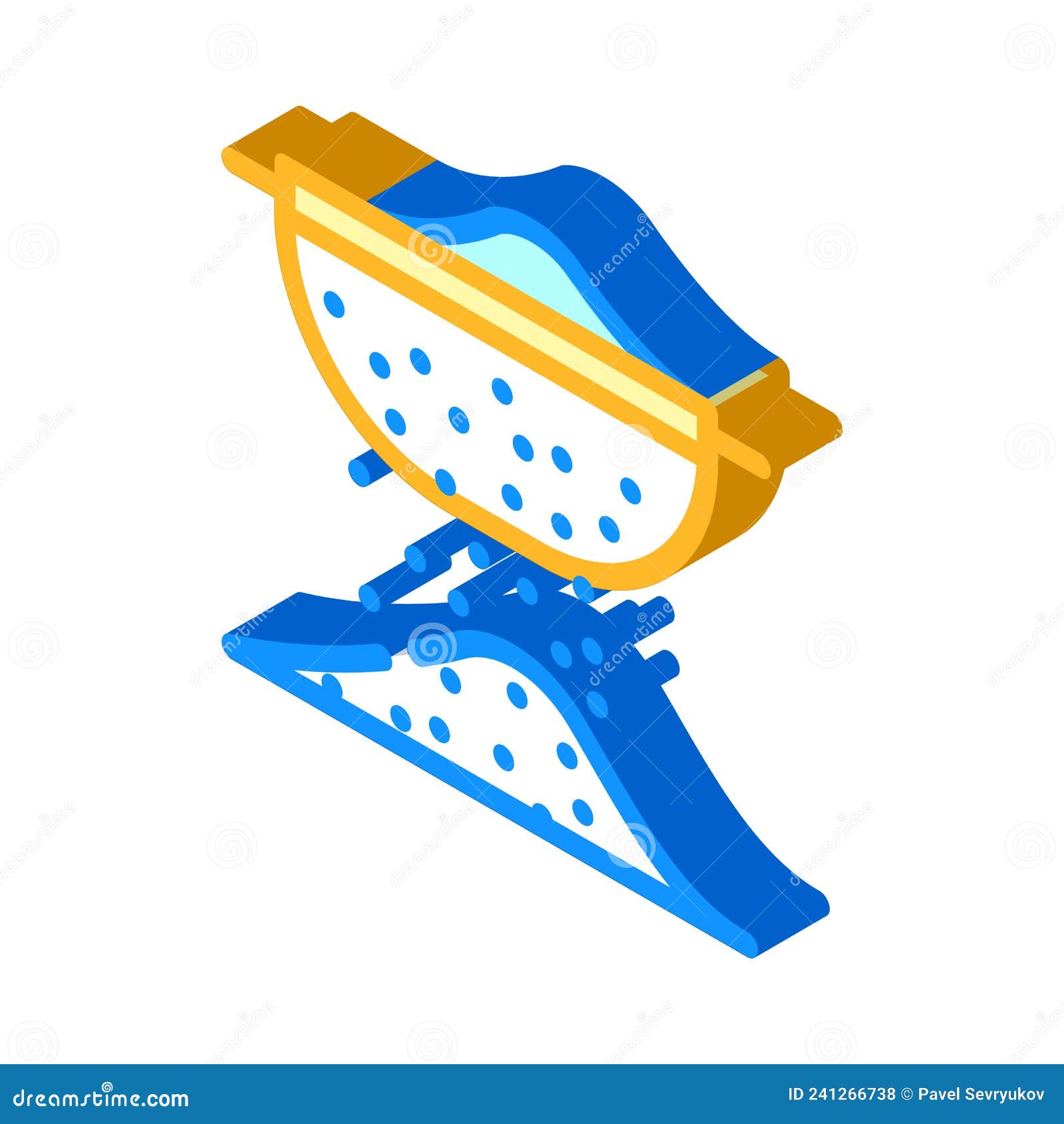 Flour Sift Isometric Icon Vector Illustration Stock Vector ...