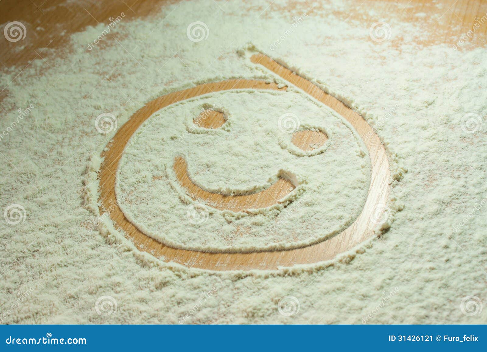 Flour smiley stock image. Image of lunch, spoon, ingredients - 31426121