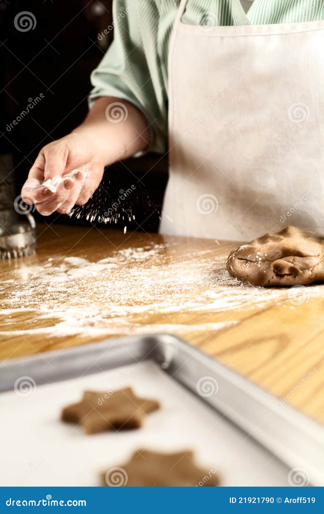Flour Sprinkle stock photo. Image of hands, cloud, apron - 21921790