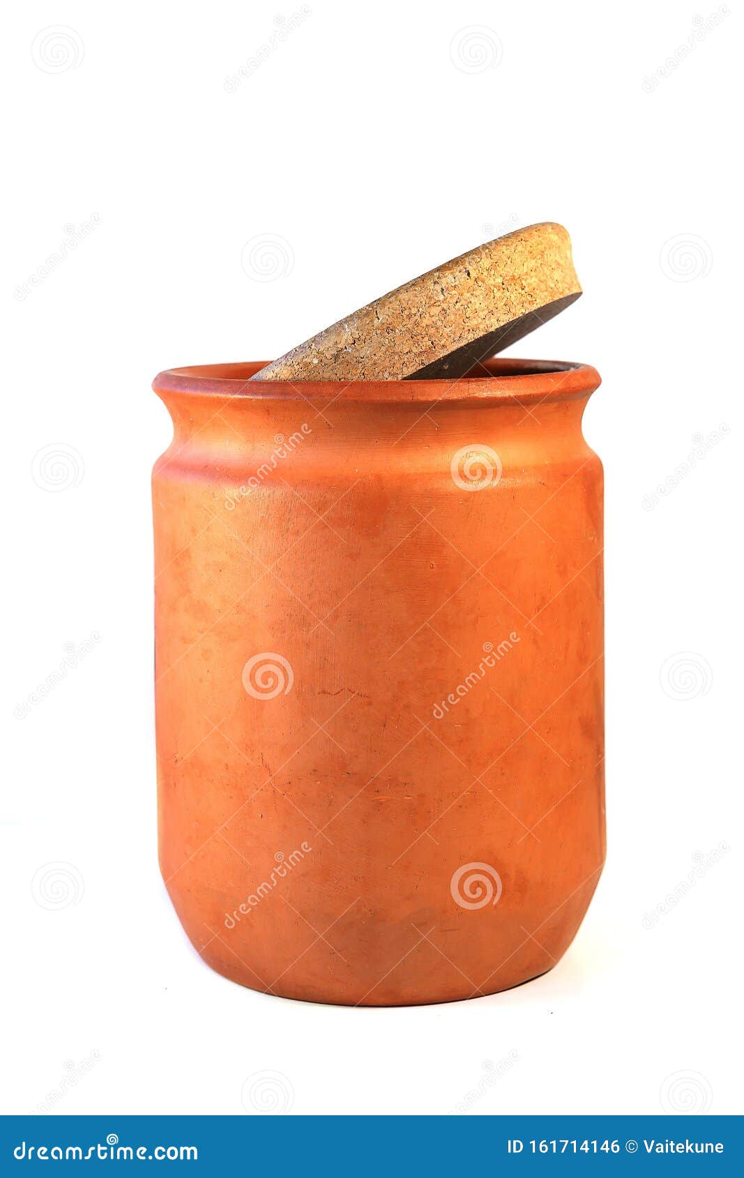 Flour Storage Container Isolated on White Background. Stock Photo ...