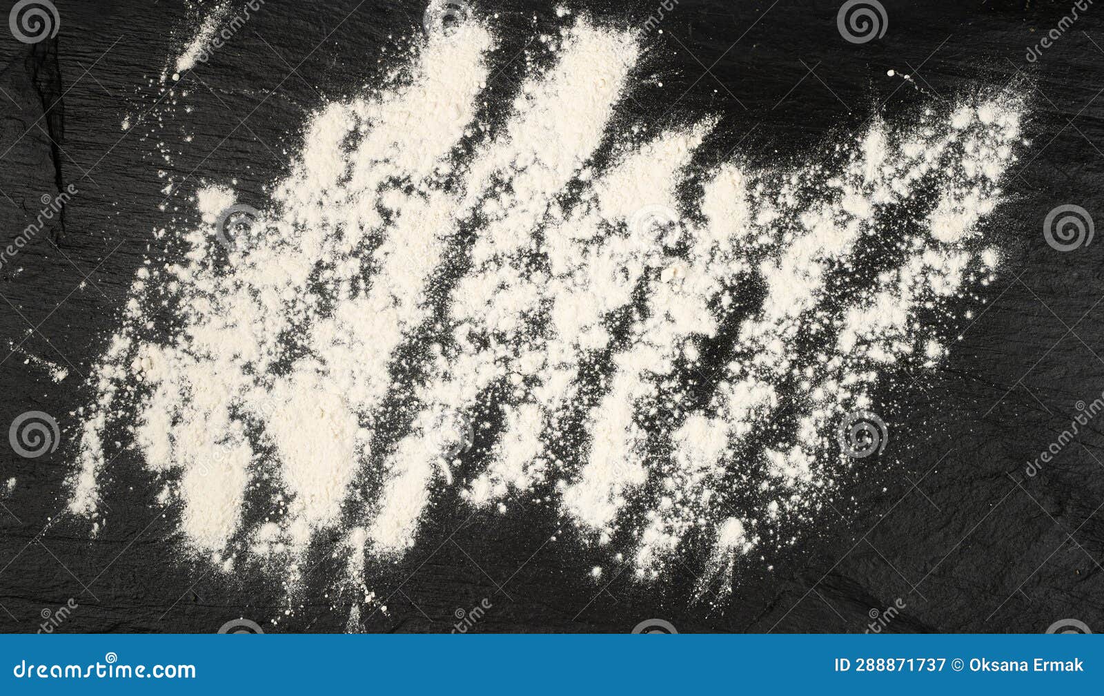 Flour Texture Background, Wheat Flour Pattern with Copy Space, Bakery ...