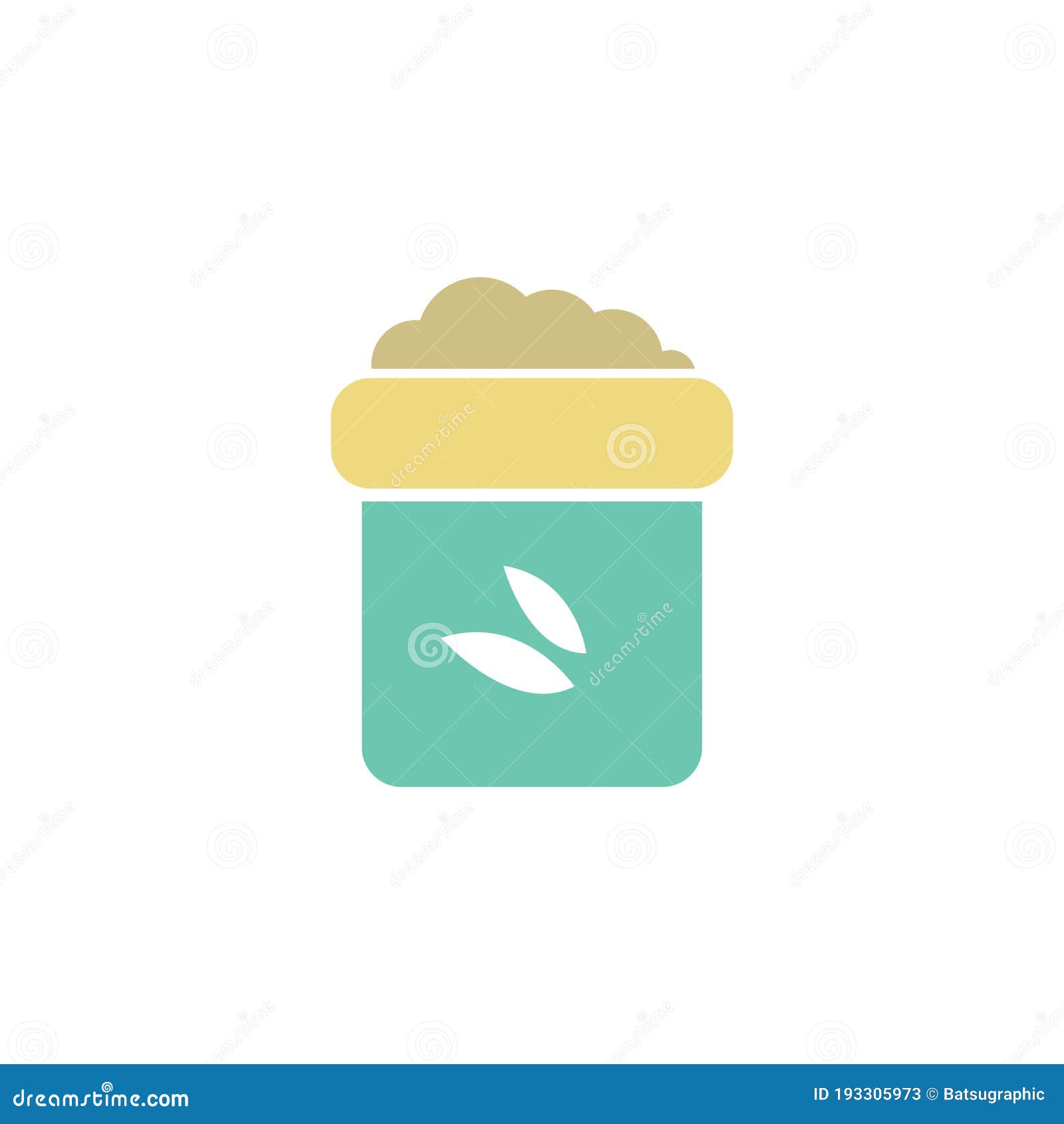 Flour Vector Icon Logo Design Stock Vector - Illustration of design ...