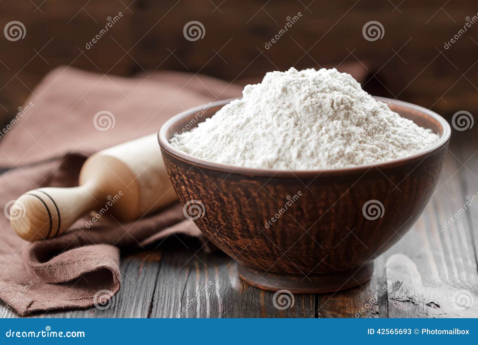 Flour stock image. Image of closeup, food, detail, grain - 42565693