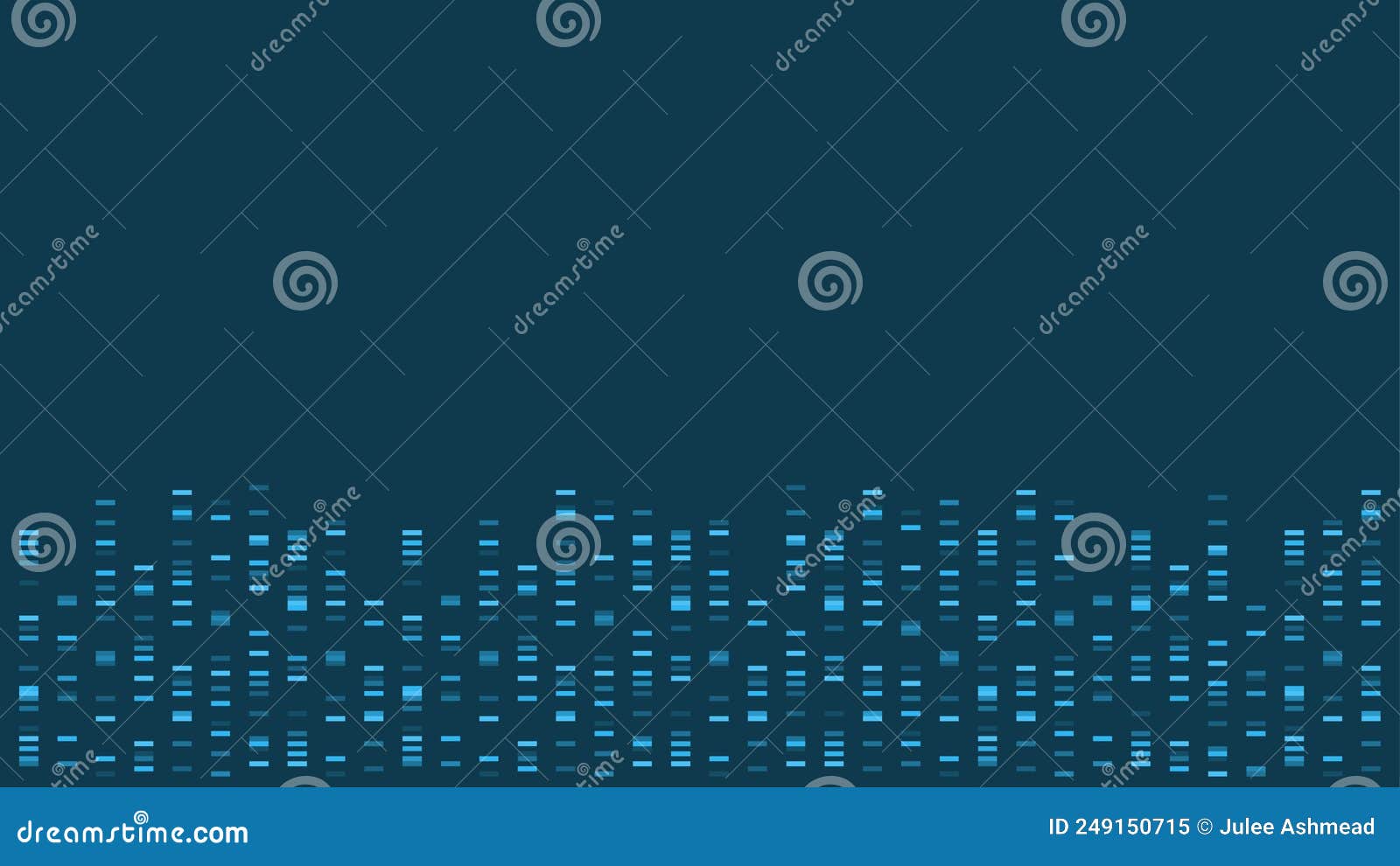 Fluorescent DNA Sequencing Data 2 Above PCR Bands In Bright Colors ...