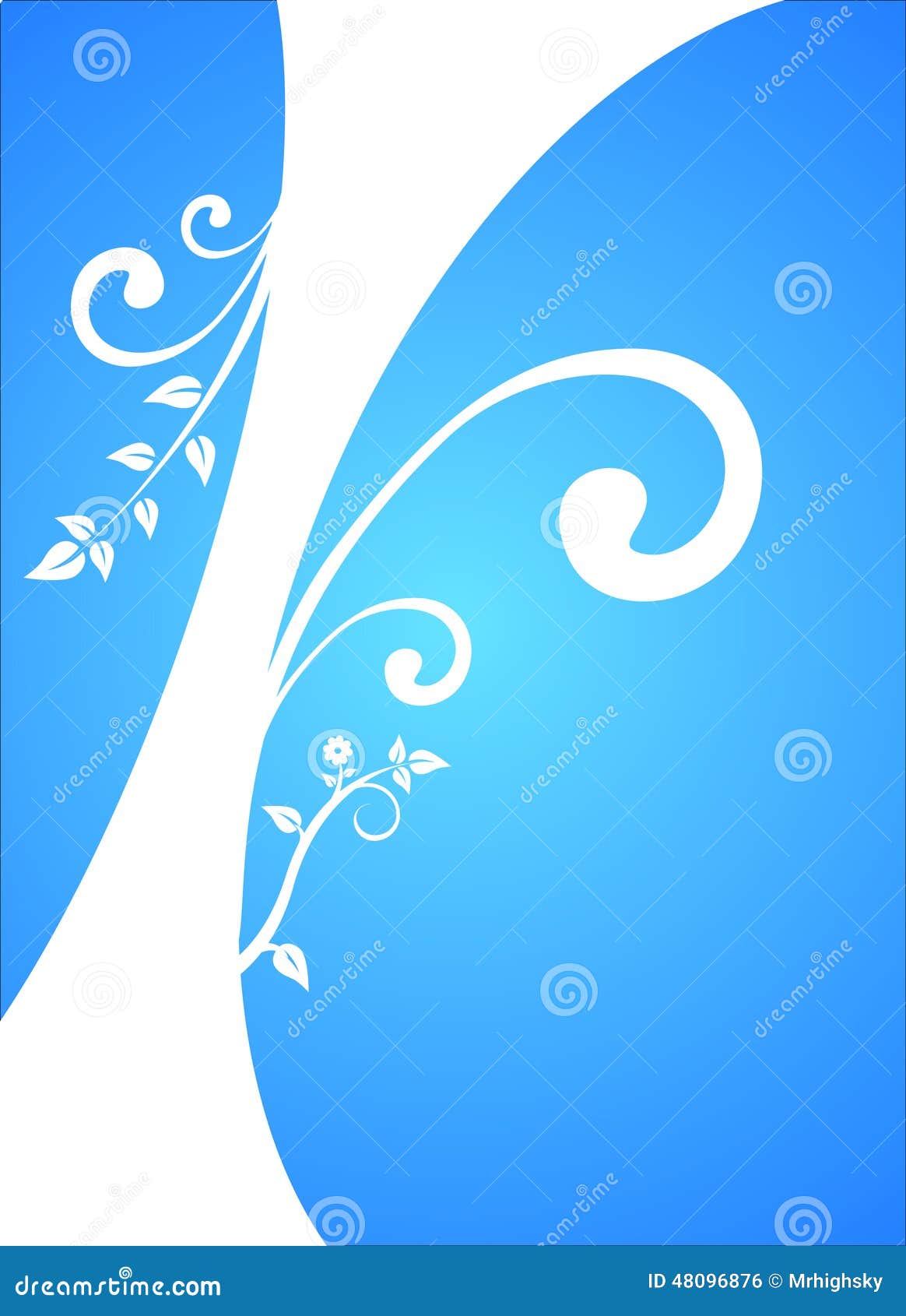 Flourish background stock vector. Illustration of flourish - 48096876