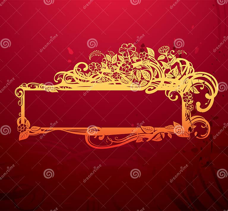 Flourish banner stock vector. Illustration of scroll - 15629290