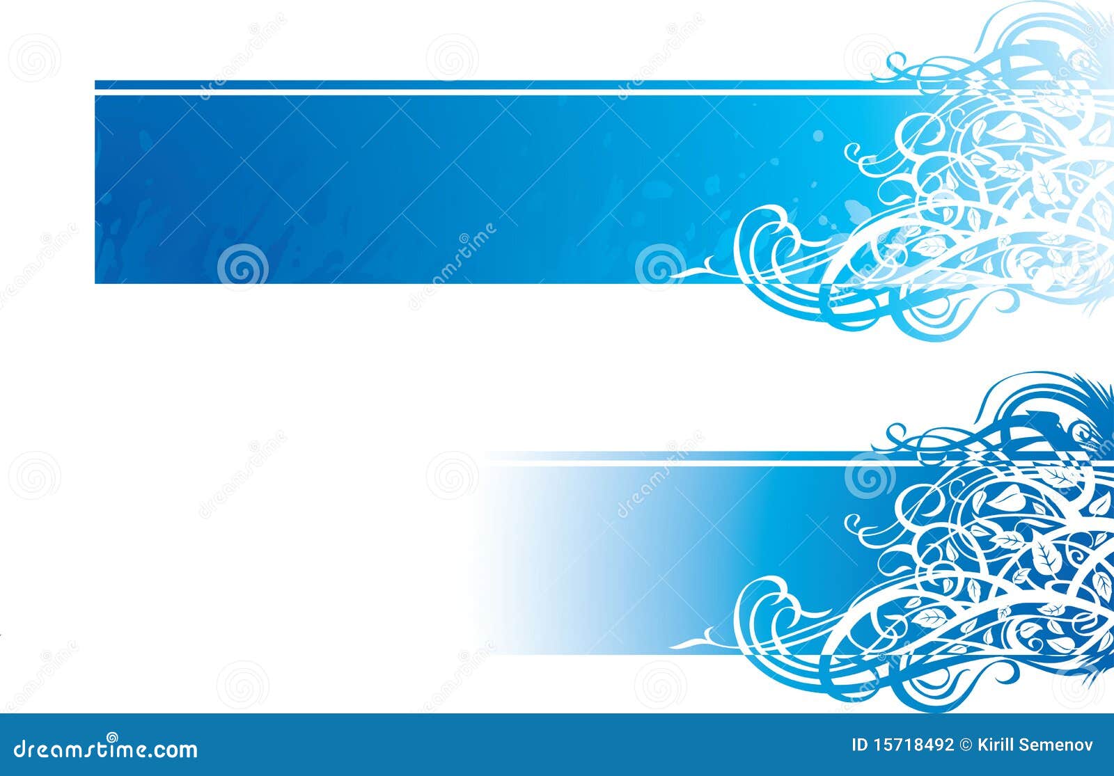 Flourish banner stock vector. Illustration of decoration - 15718492
