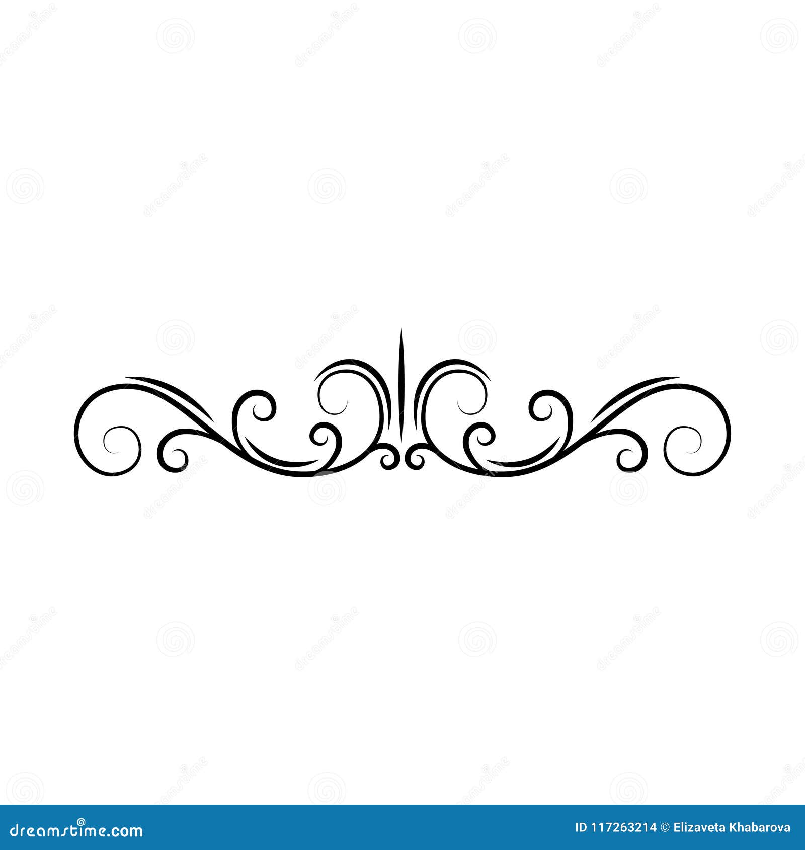 Flourish Page Divider. Decorative Scroll Page Border. Swirls, Curls ... Flourish Page Divider. Decorative Scroll Page Border. Swirls, Curls ...