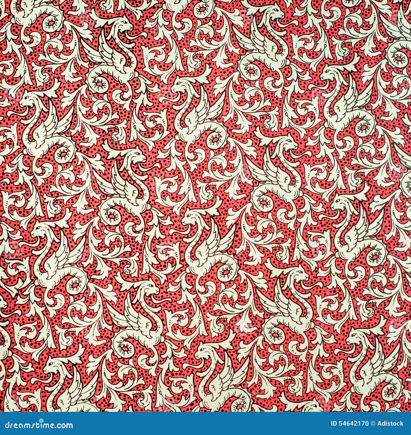 Flourish Pattern Wallpaper Stock Photography | CartoonDealer.com #54642170