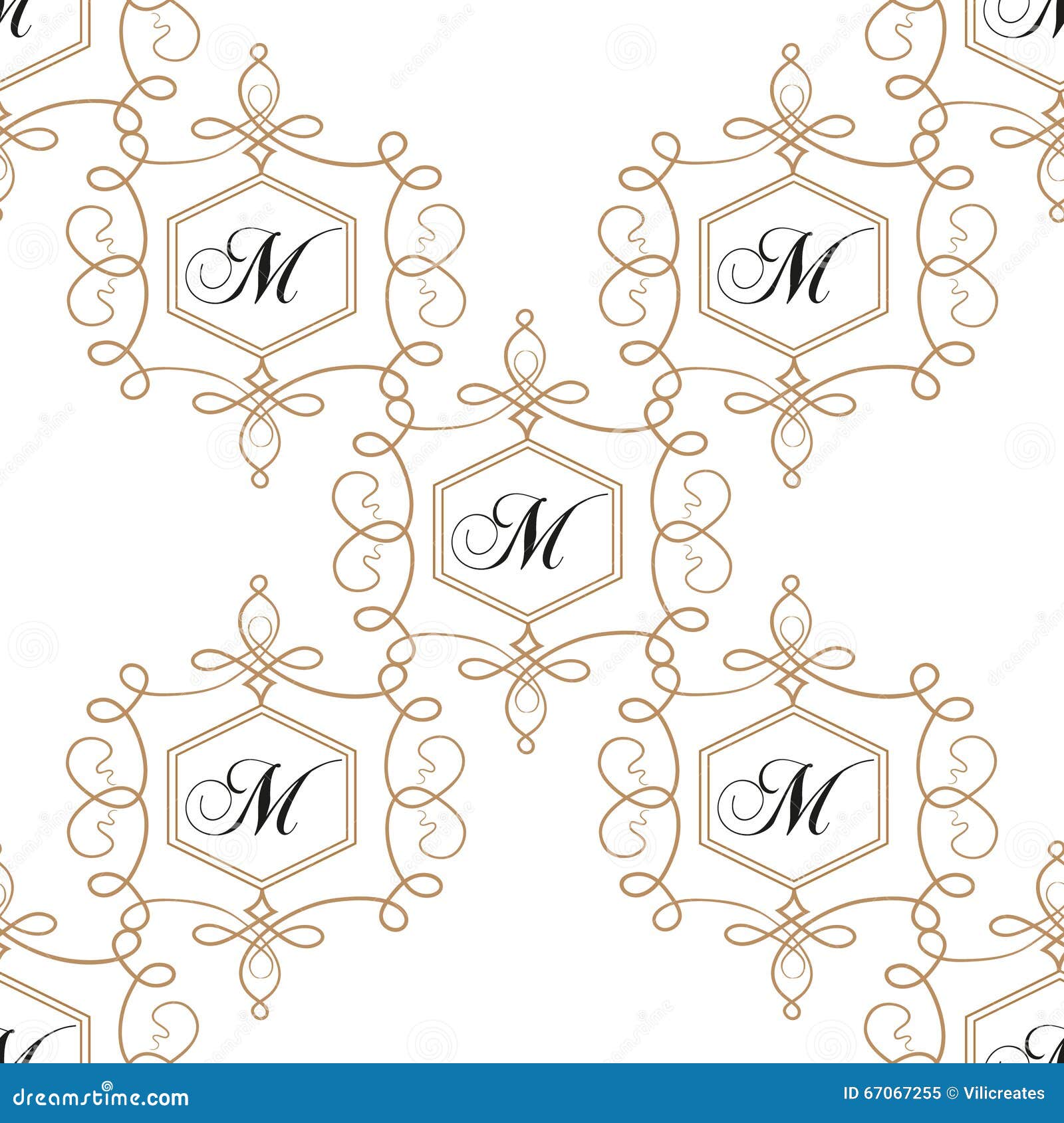 Flourish Seamless Pattern in Light Colors Stock Vector - Illustration ...