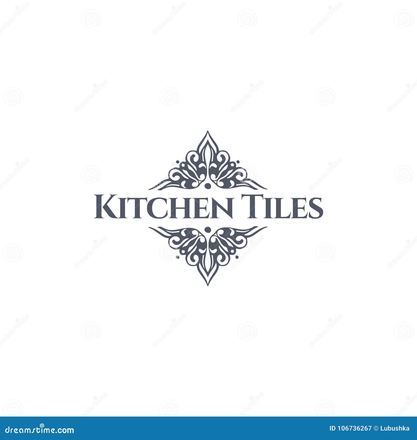 Flourish vector logo stock vector. Illustration of luxury - 106736267