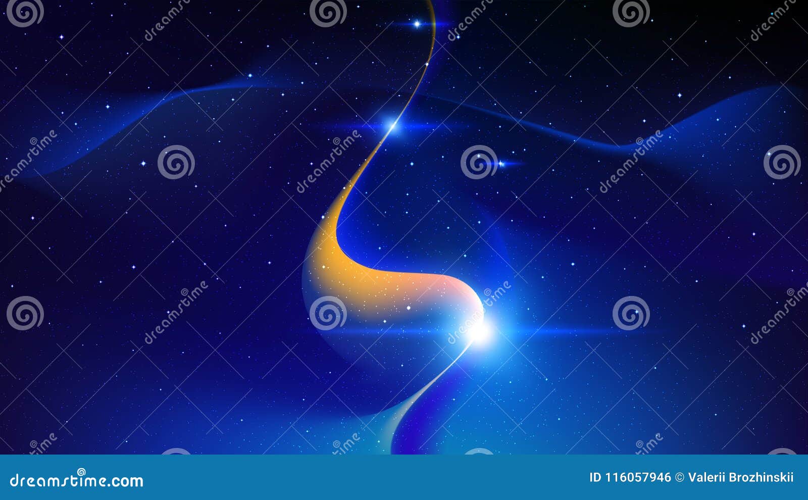 Flow of Abstract Energy in Outer Space, Energy Channel Flowing in the ...