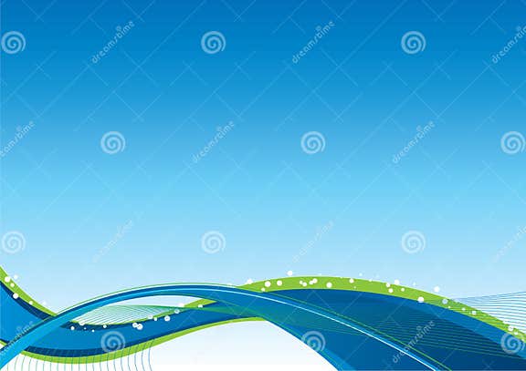 Flow Background Blue stock vector. Illustration of blend - 8488734